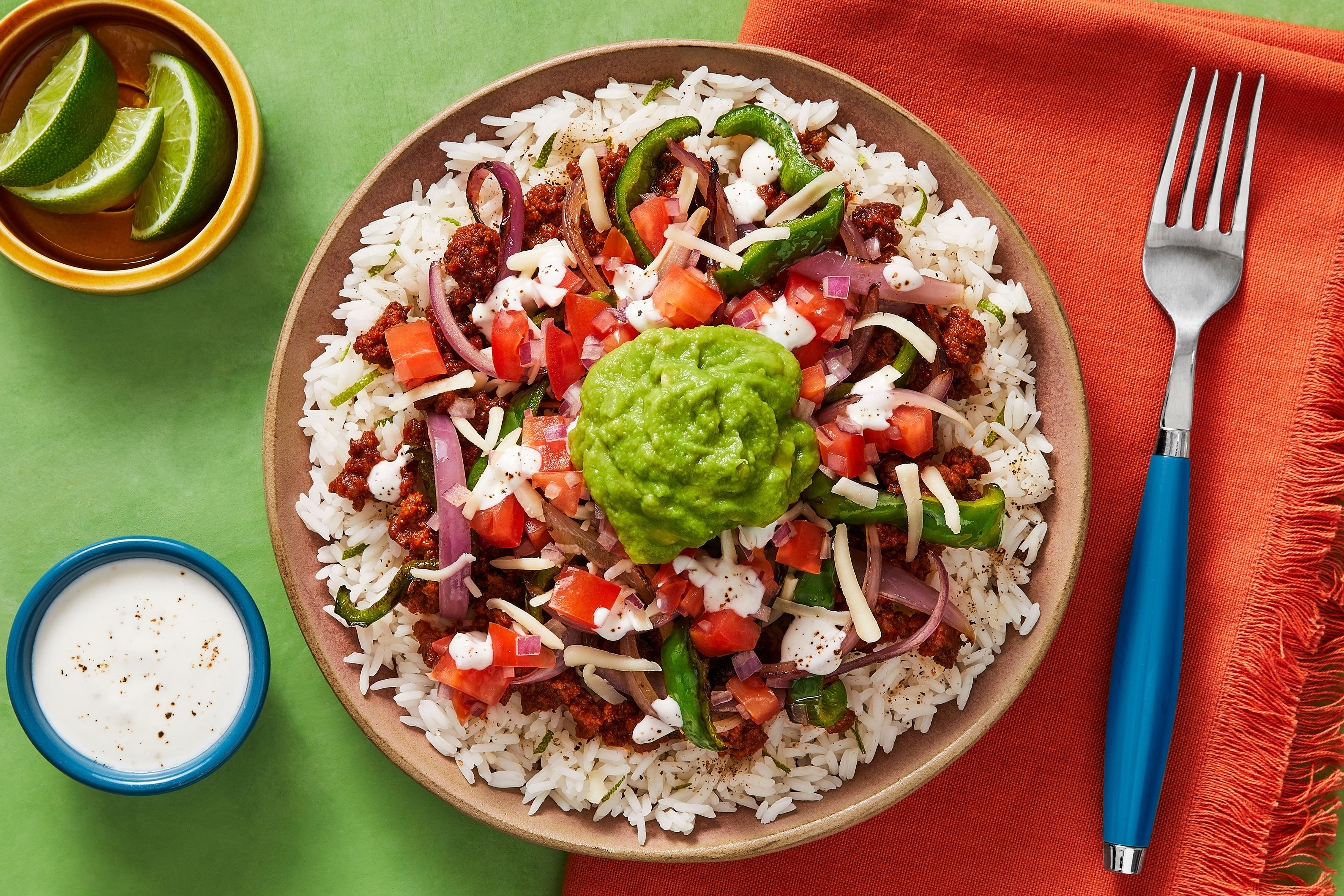 MexiCali Beef Burrito Bowls Recipe | HelloFresh