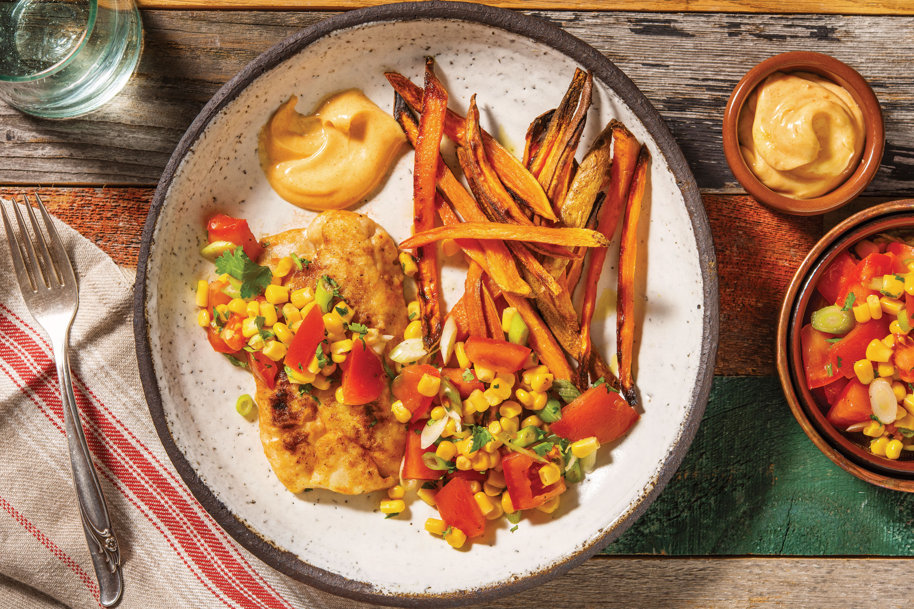 Mexican-Spiced Fish with Salsa Recipe | HelloFresh