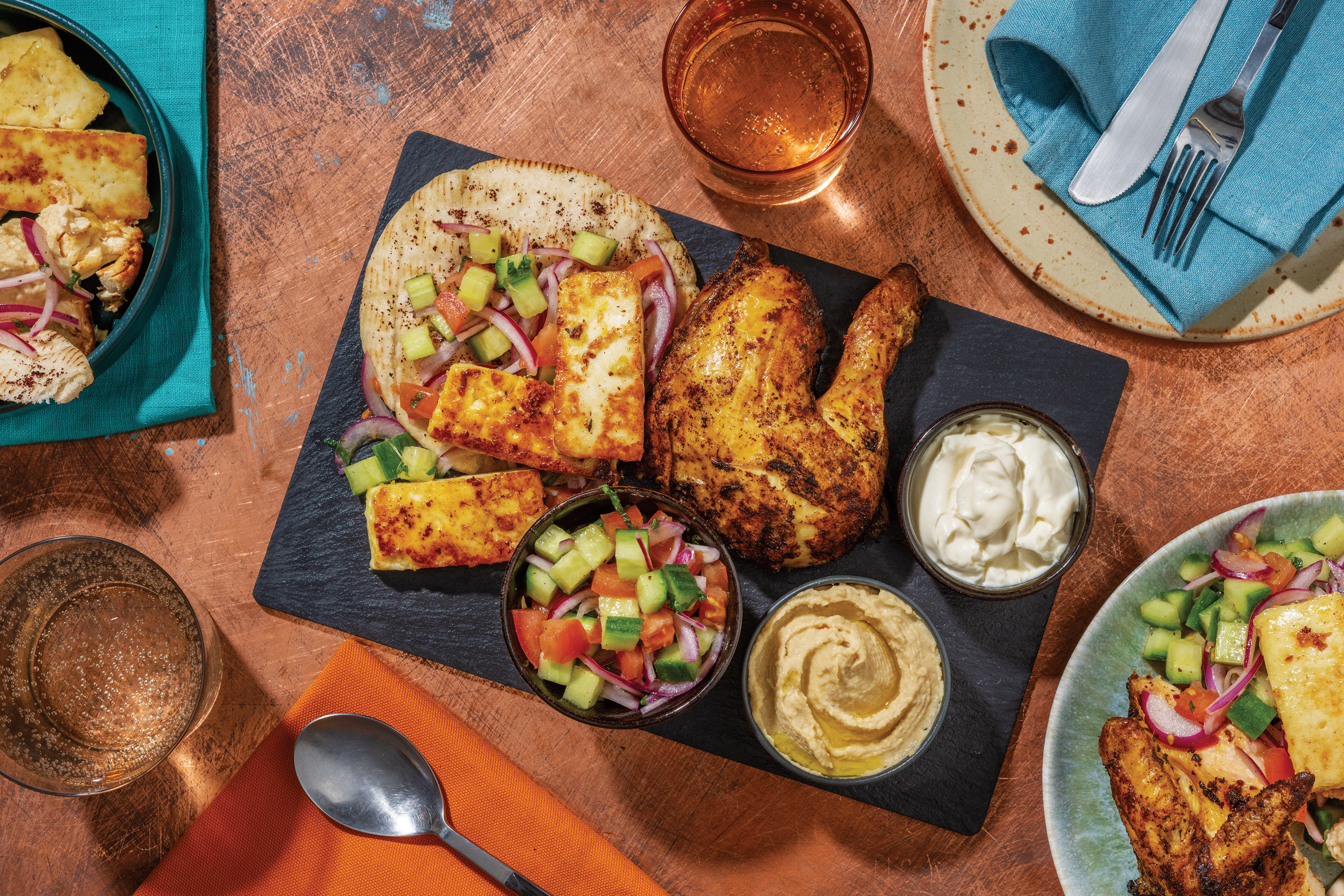 Middle Eastern Chicken Mezze Recipe | HelloFresh