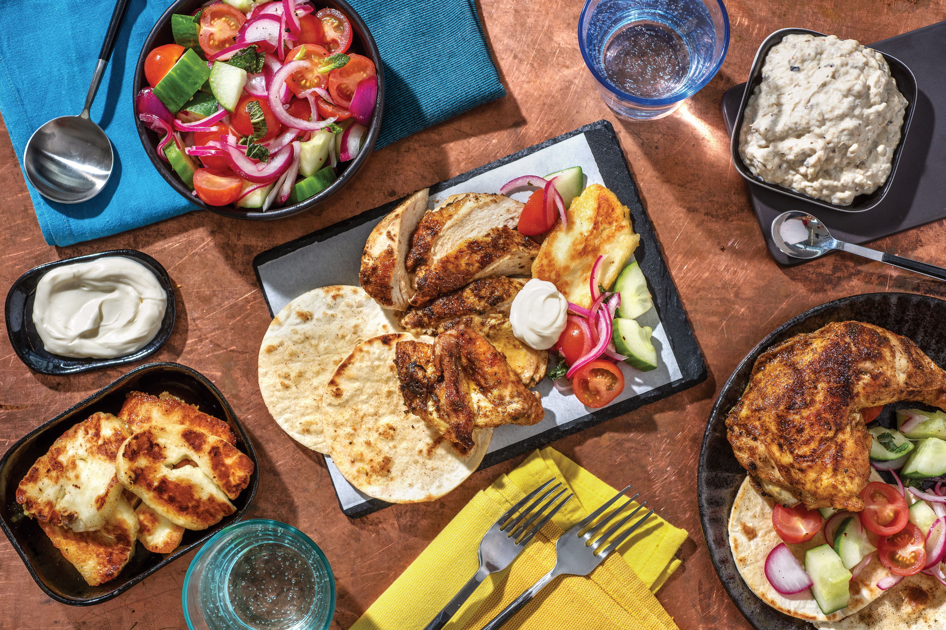 Middle Eastern Chicken Mezze Recipe | HelloFresh