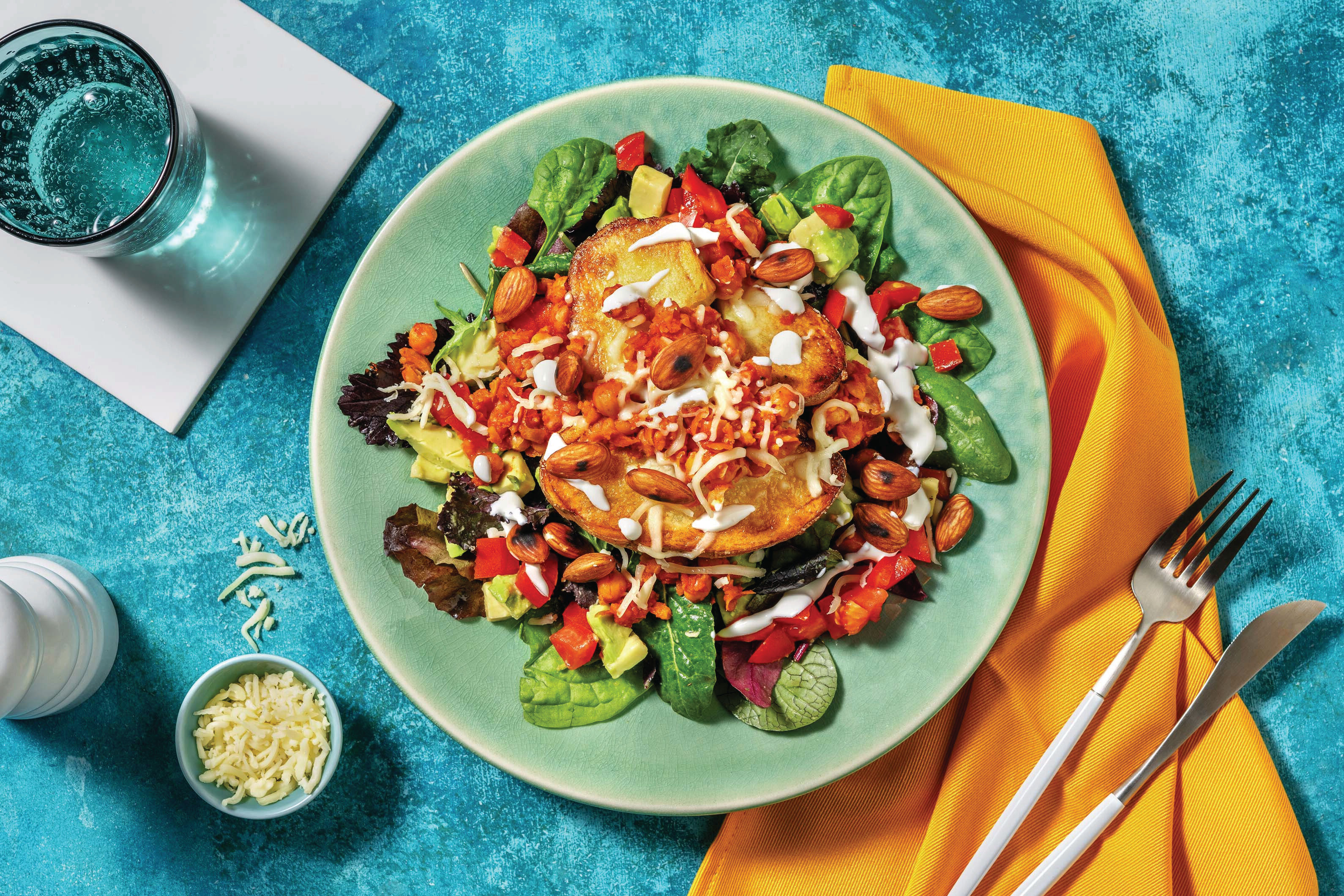 Middle Eastern Chickpeas & Jacket Potatoes Recipe | HelloFresh