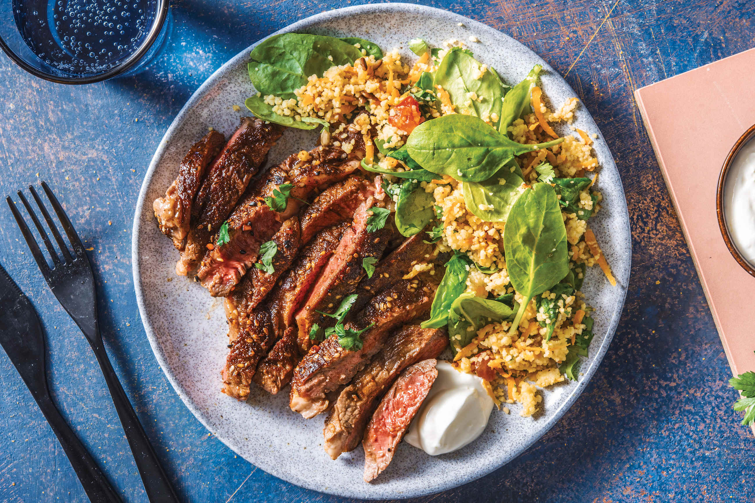 Middle Eastern Dukkah Beef Recipe | HelloFresh