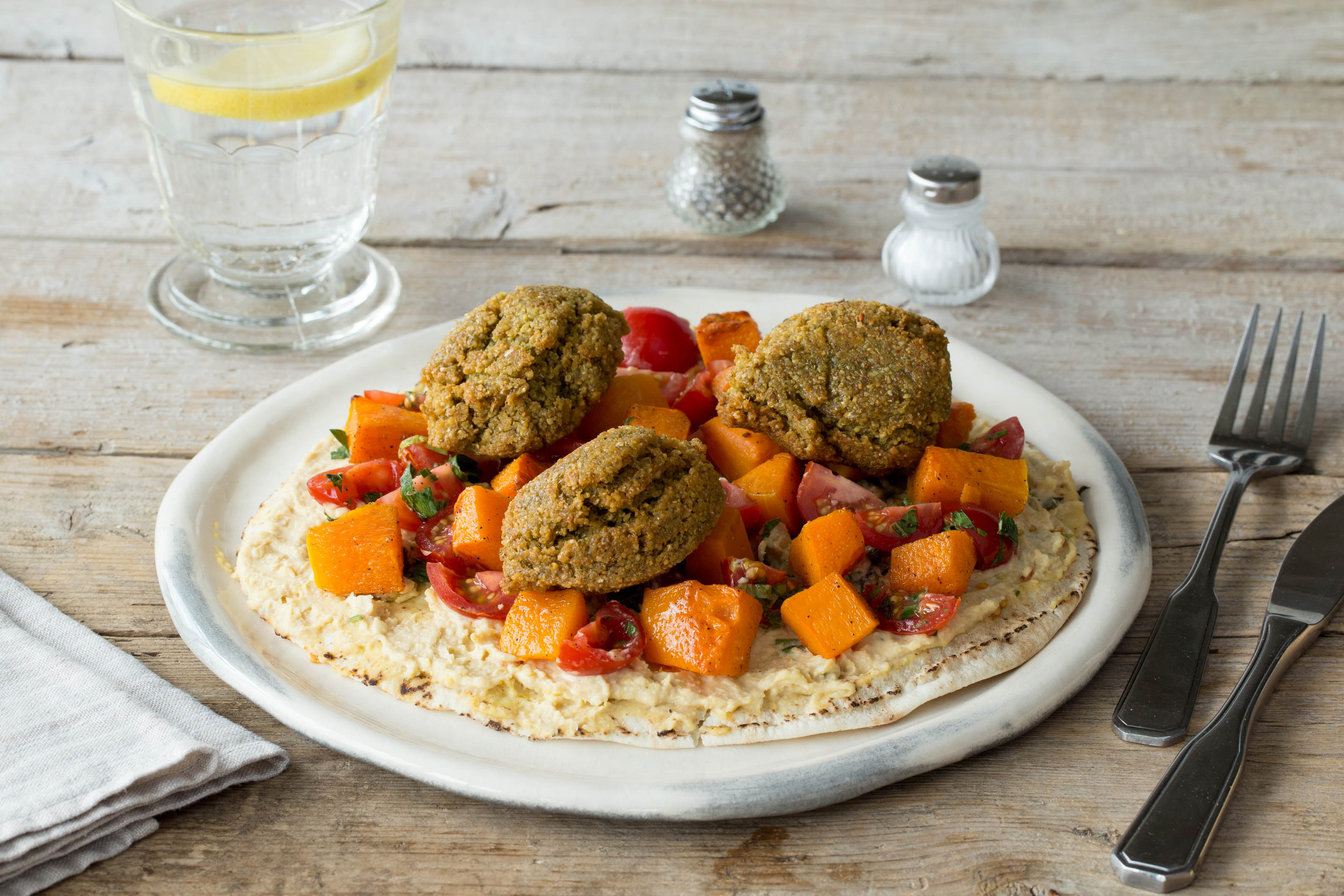 Middle Eastern Falafel Mezze Plate Recipe | HelloFresh