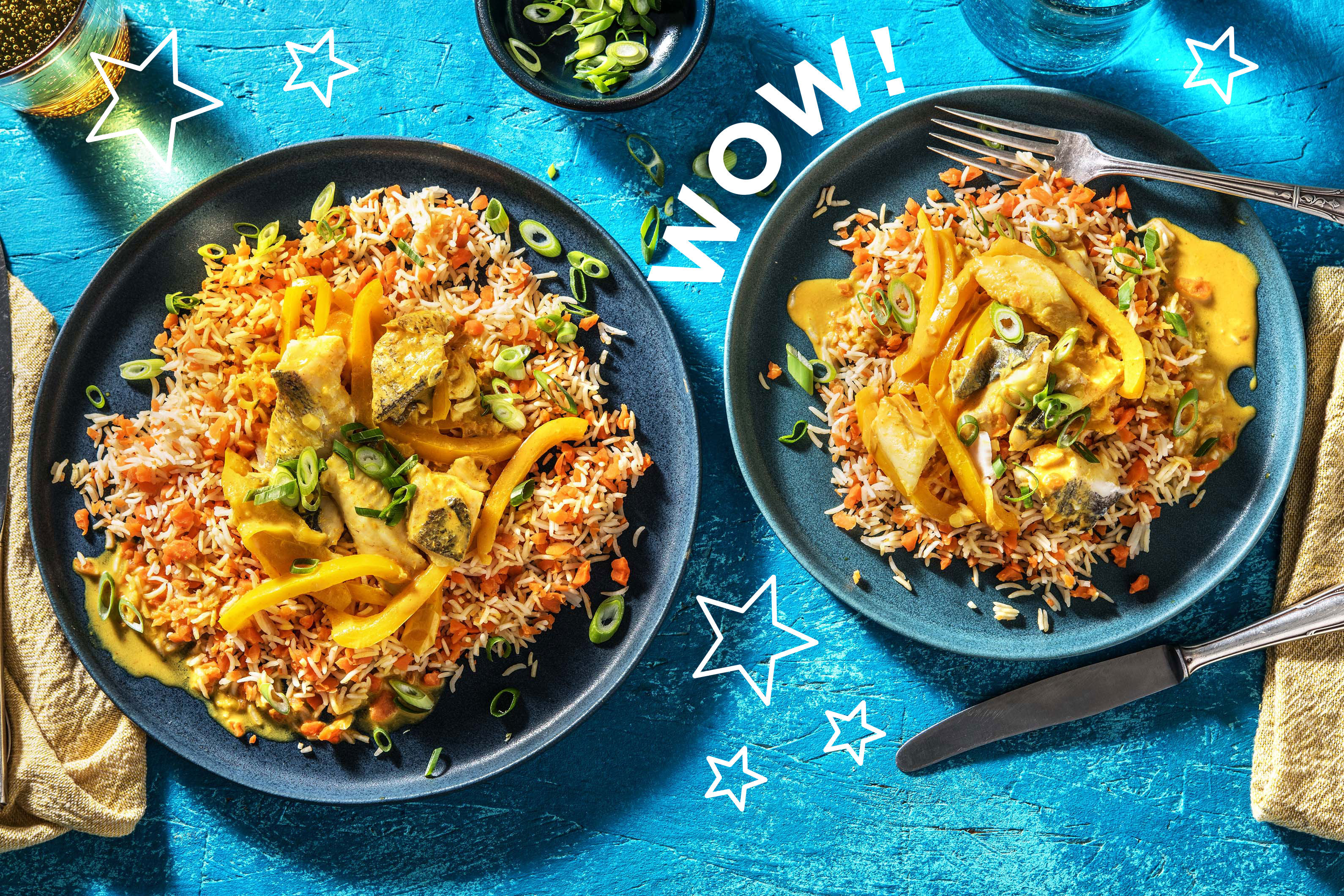 Mildes gelbes Fischcurry Rezept | HelloFresh