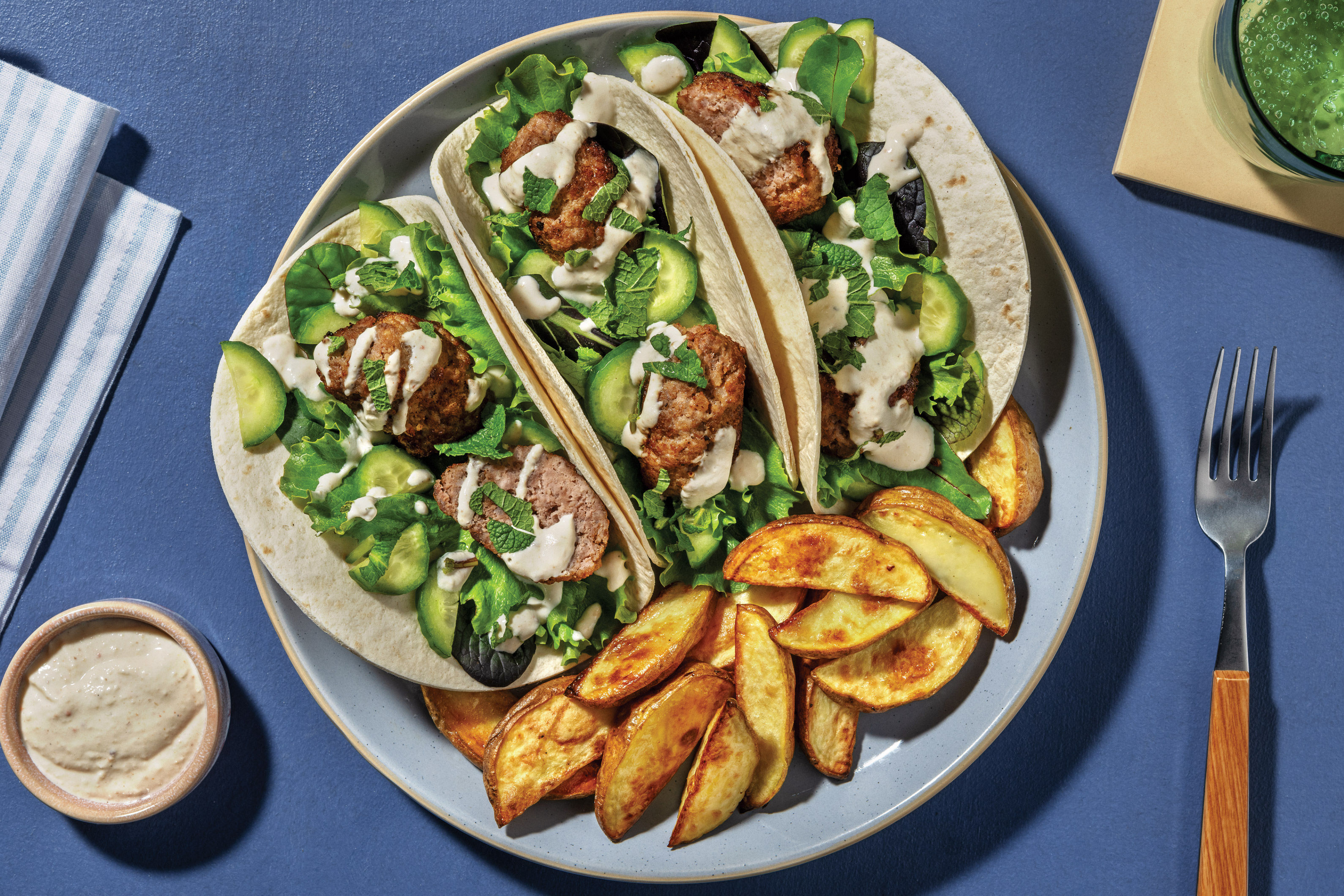 Mini Beef & Pork Kofta Kebabs Recipe | HelloFresh