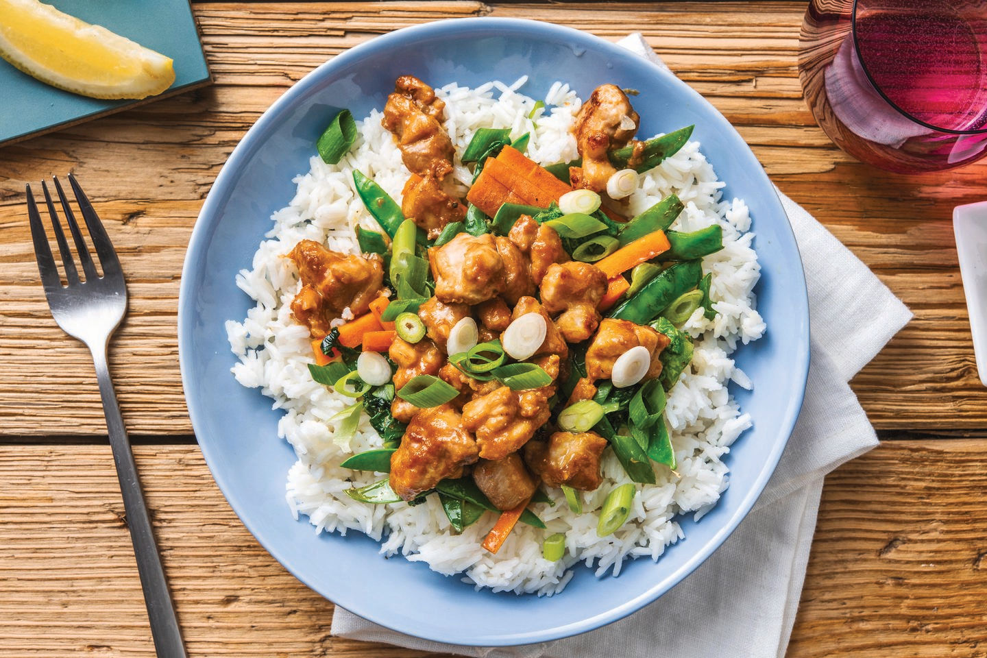 Miso Chicken & Garlic Rice Bowl Recipe | HelloFresh