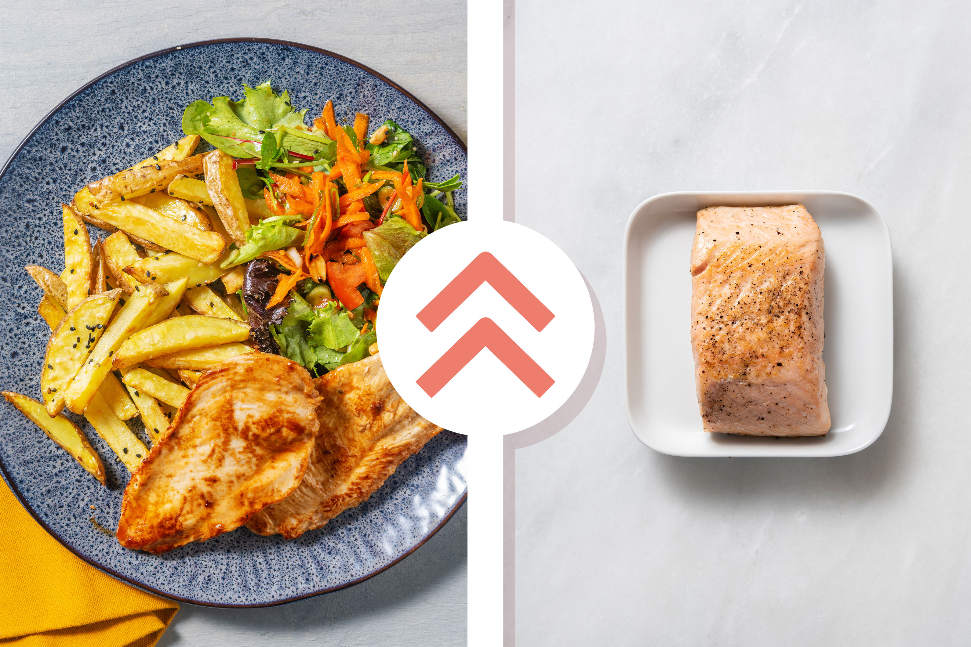 Miso-Ginger Salmon & Sesame Fries Recipe | HelloFresh