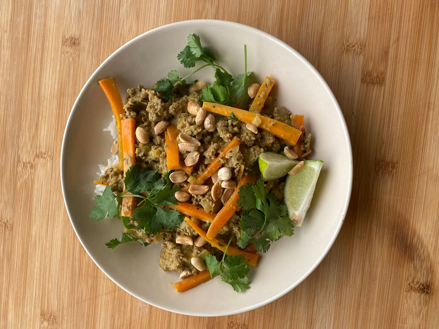 Mixed mince curry with rice | HelloFresh