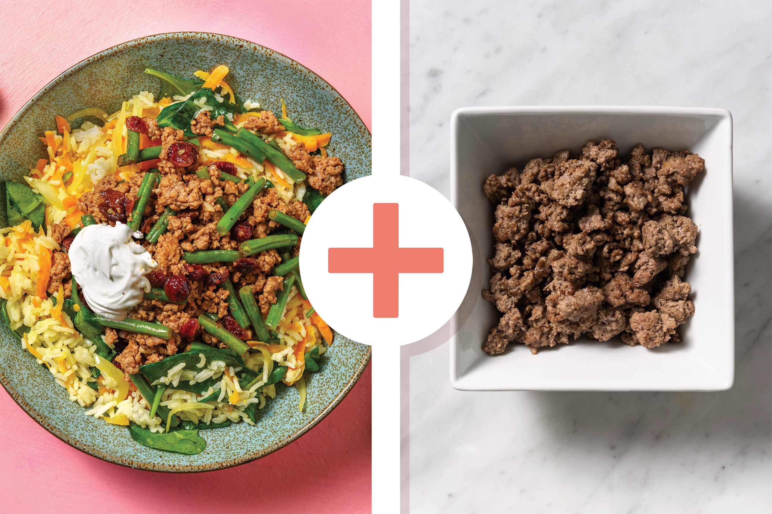 Moroccan-Spiced Double Beef & Pilaf Rice Recipe | HelloFresh