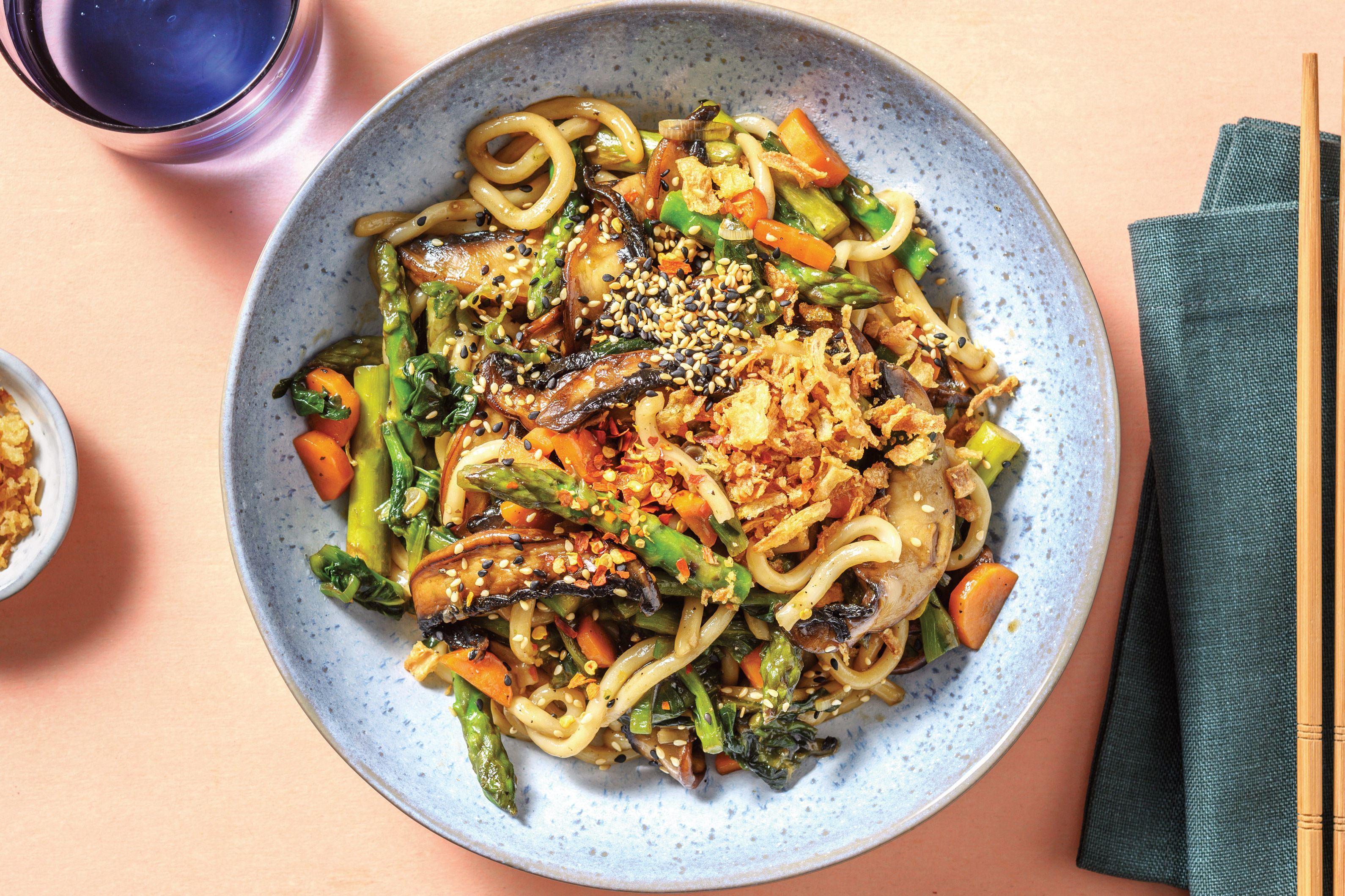 Mushroom & Veggie Noodles Recipe | HelloFresh