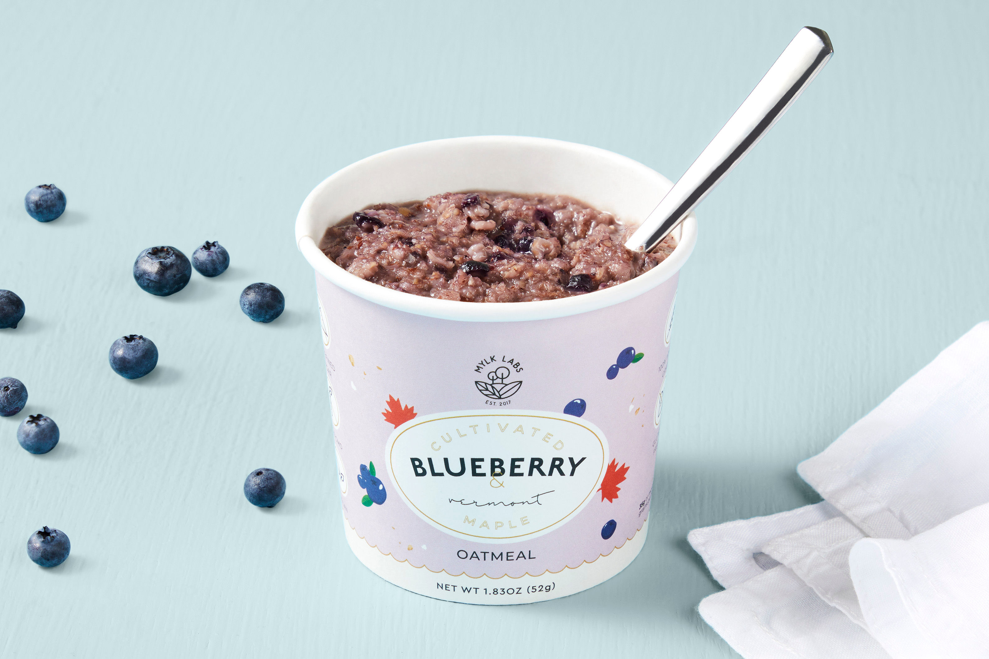 Mylk Labs Blueberry Oatmeal Recipe | HelloFresh