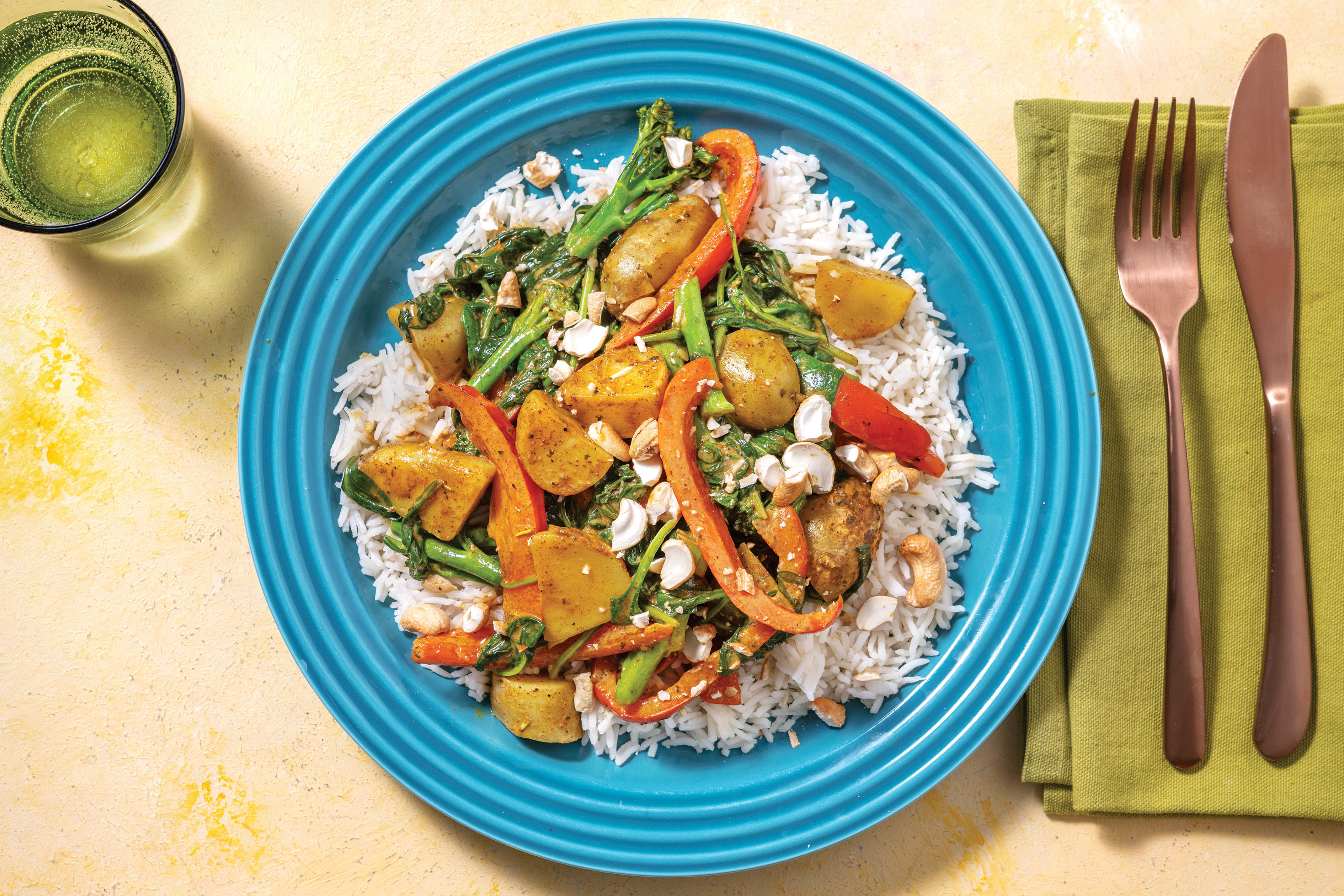 Bengal & Coconut Potato Curry with Basmati Rice Recipe | HelloFresh