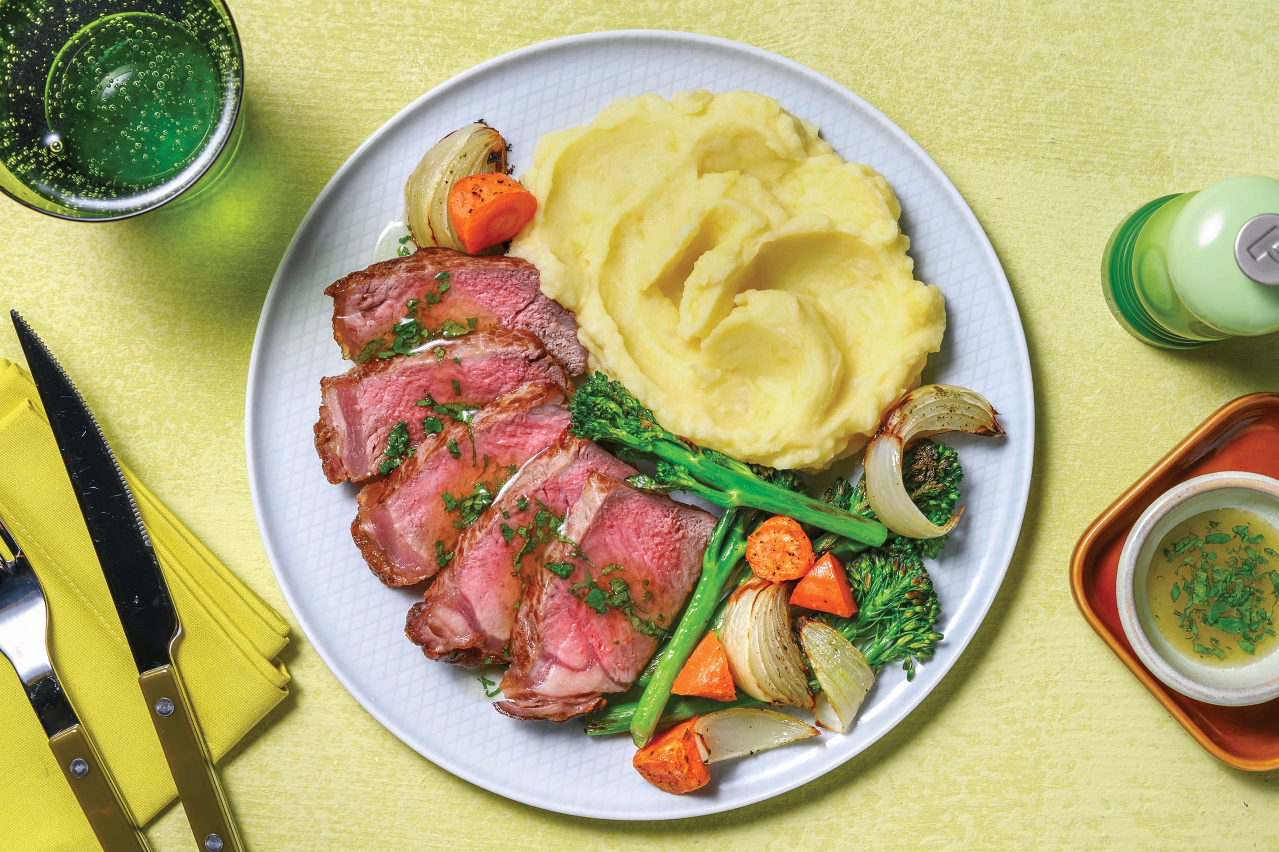 Roast Lamb Rump & Mint Sauce Recipe | HelloFresh