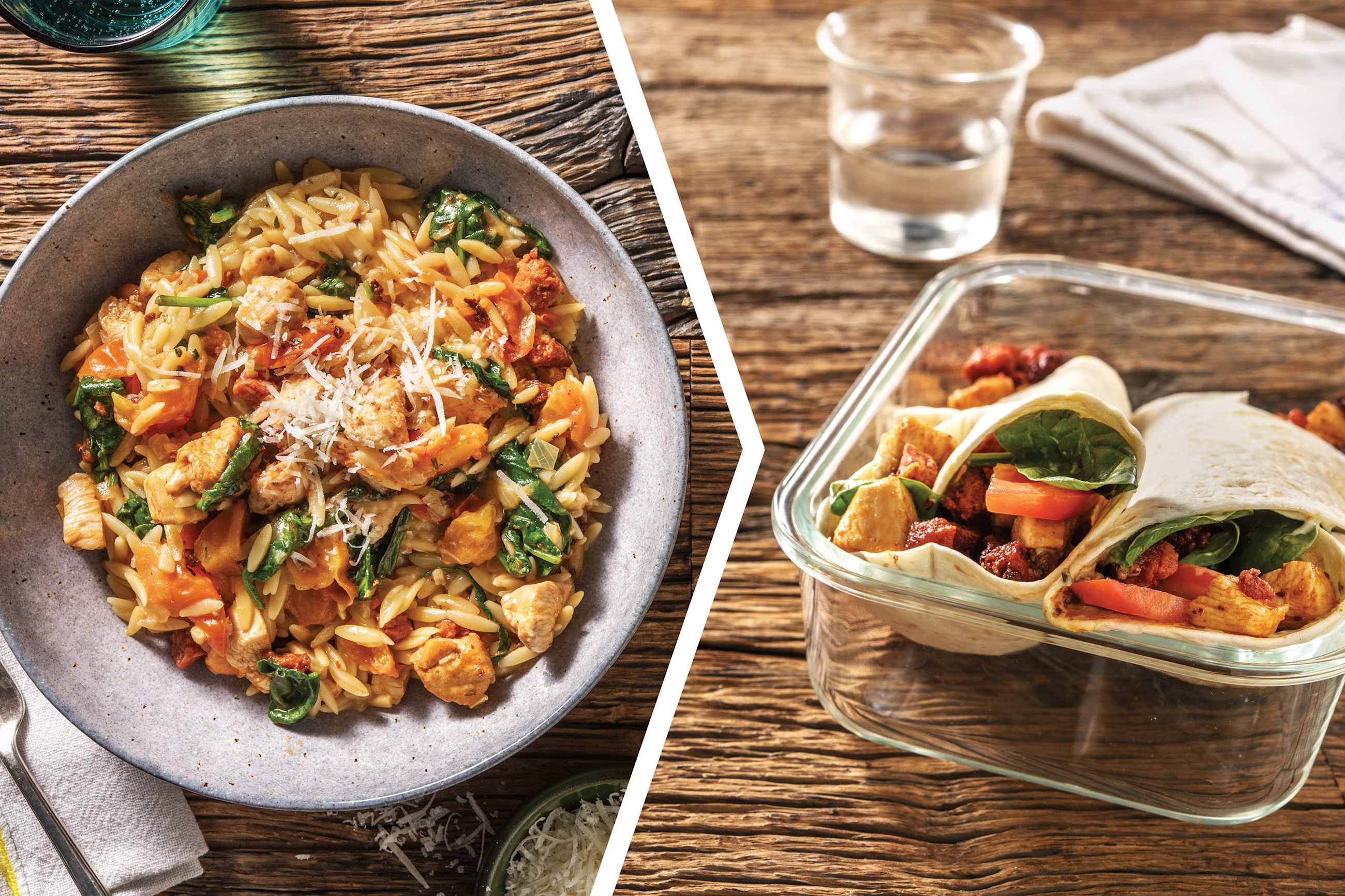 One-Pan Chicken, Chorizo & Cherry Tomato Risoni for Dinner Recipe ...