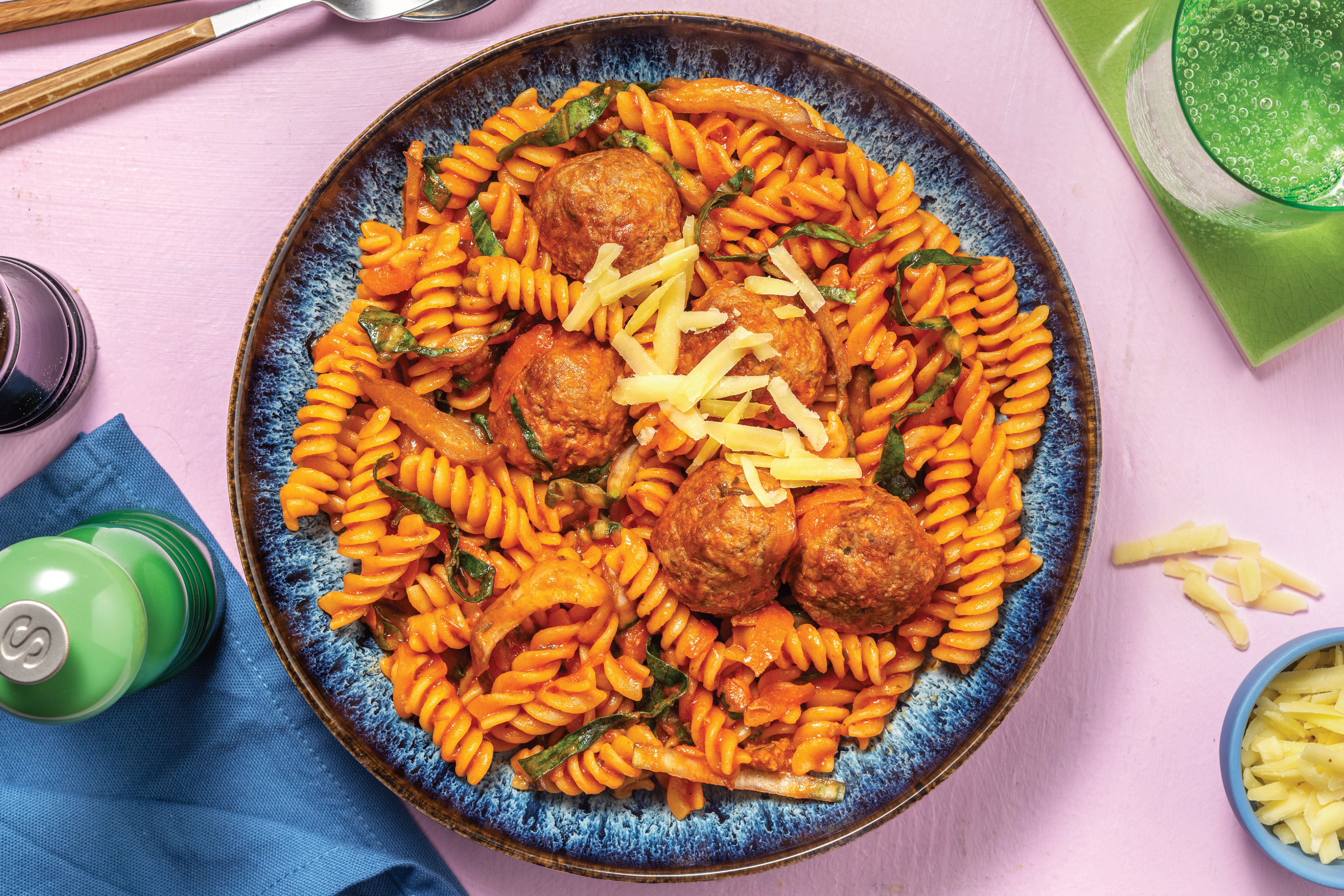 One-Pot Beef Meatball Ragu & Penne Recipe | HelloFresh