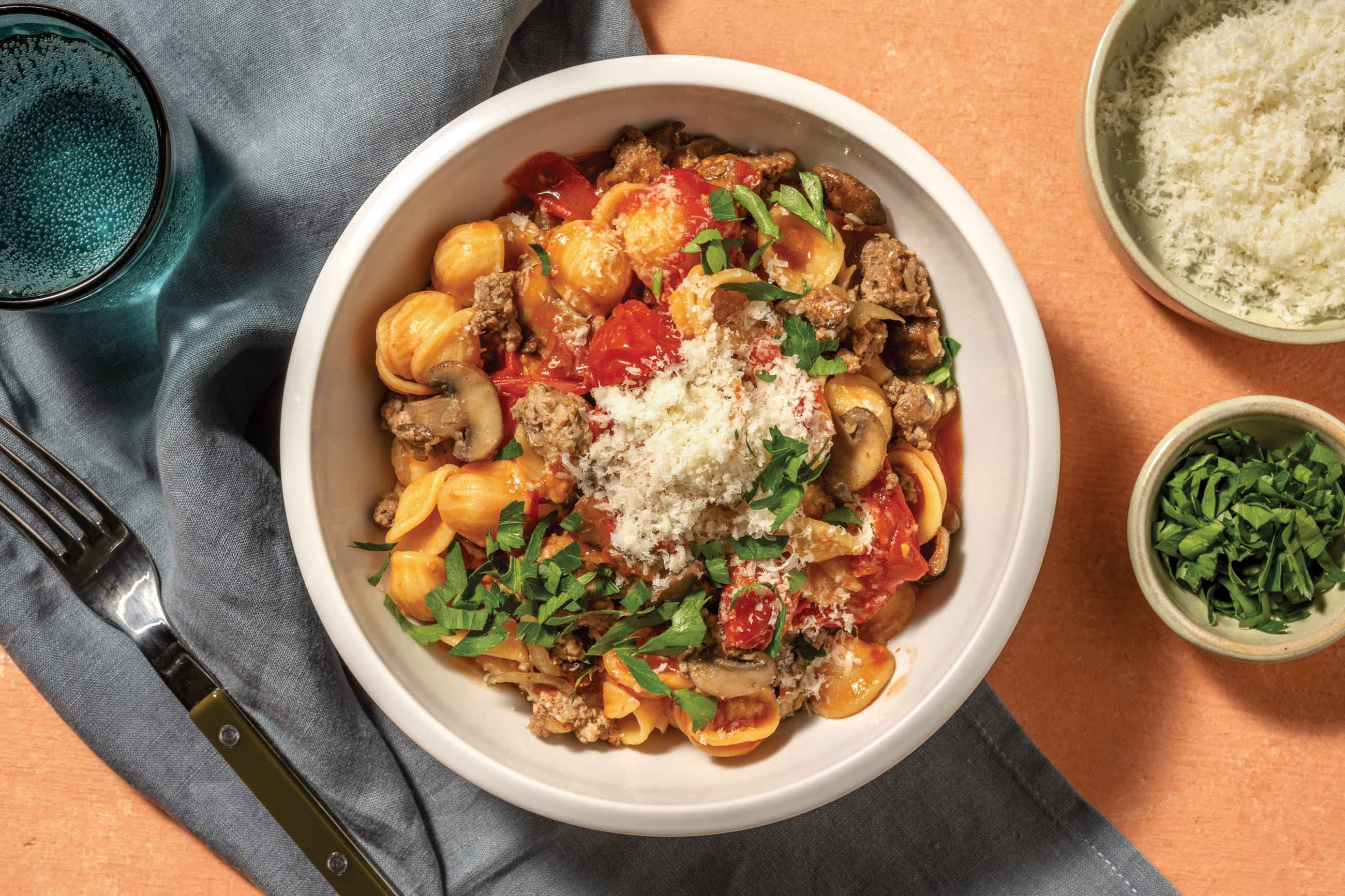 Cheesy Squiggly Beef & Pork Hidden Veggie Pasta Recipe | HelloFresh