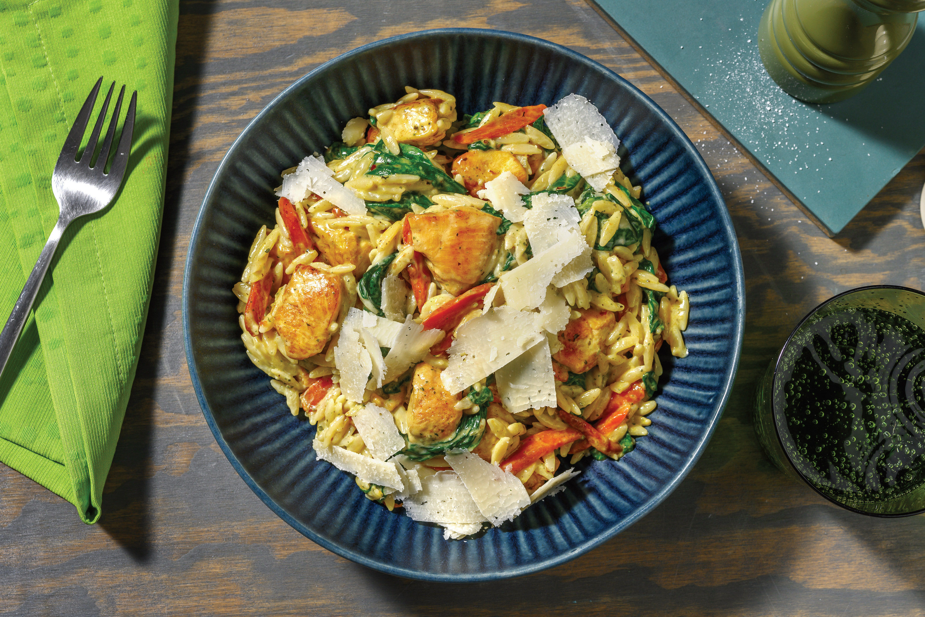 One-Pot Pesto Chicken Risoni Recipe | HelloFresh