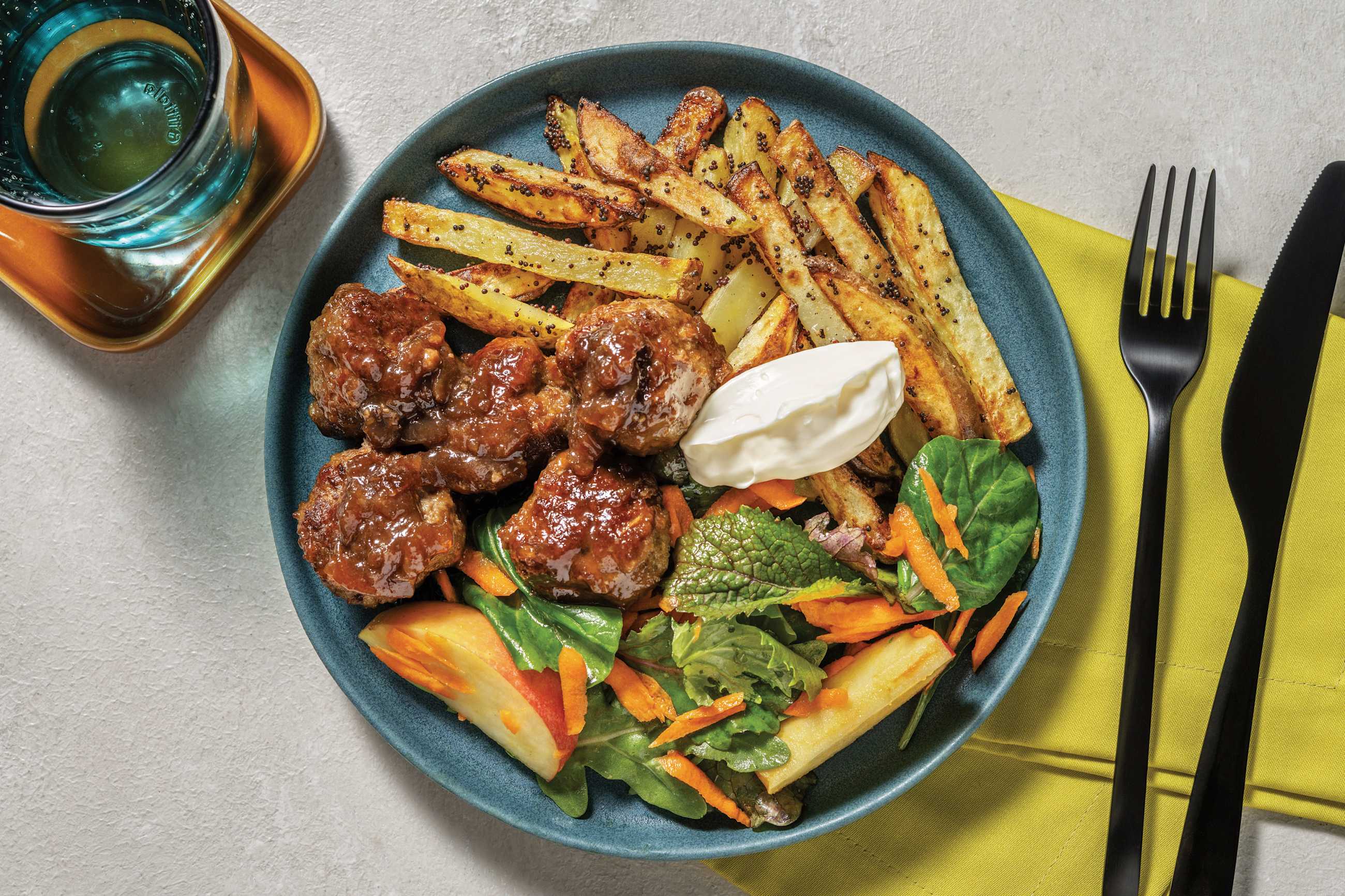 Onion-Glazed Mumbai Beef Meatballs Recipe | HelloFresh