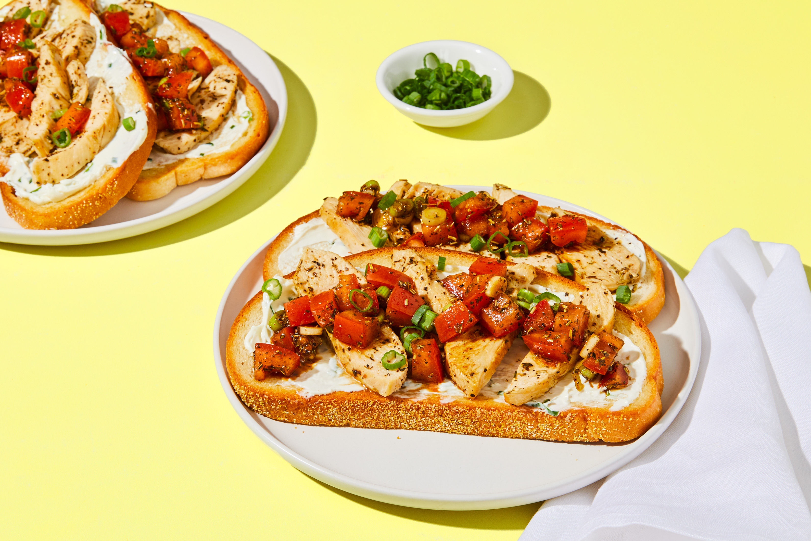 Open-Faced Tuscan-Spiced Chicken Sandos Recipe | HelloFresh