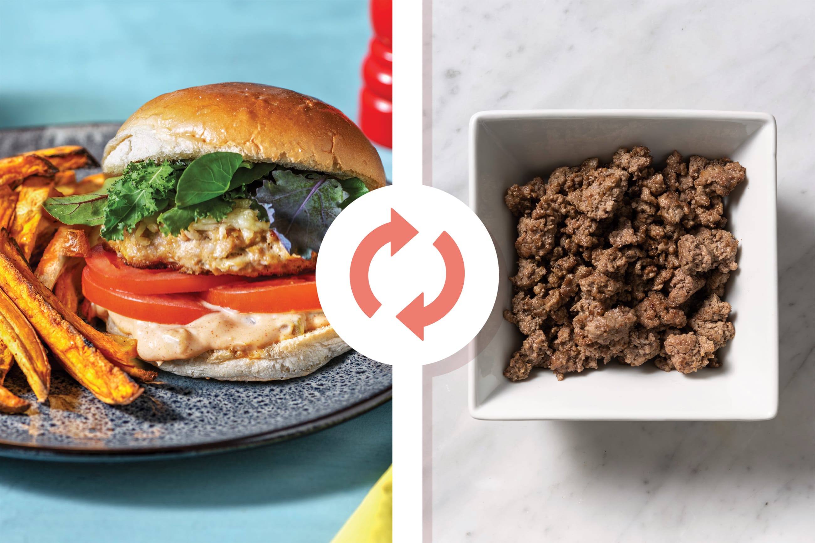 Paddy's Cheesy Spiced Beef Burger Recipe | HelloFresh