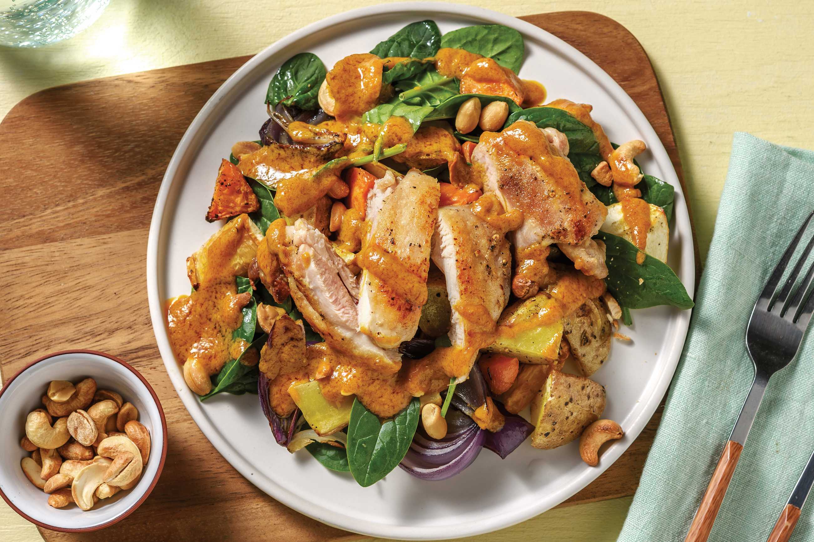 Pan-Fried Chicken & Thai Yellow Curry Sauce Recipe | HelloFresh