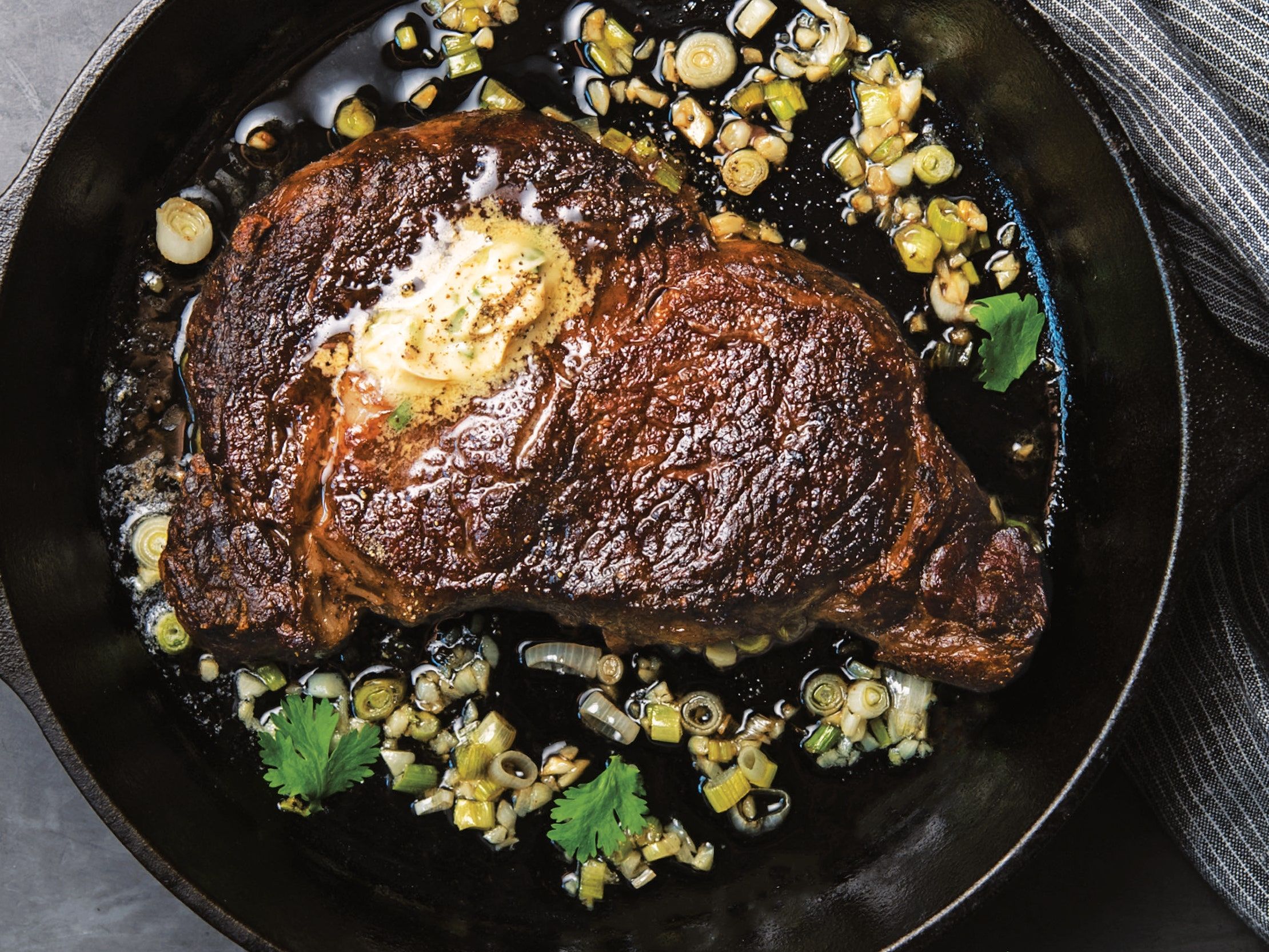 Garlic and Honey-Miso Buttered Steak Recipe | HelloFresh