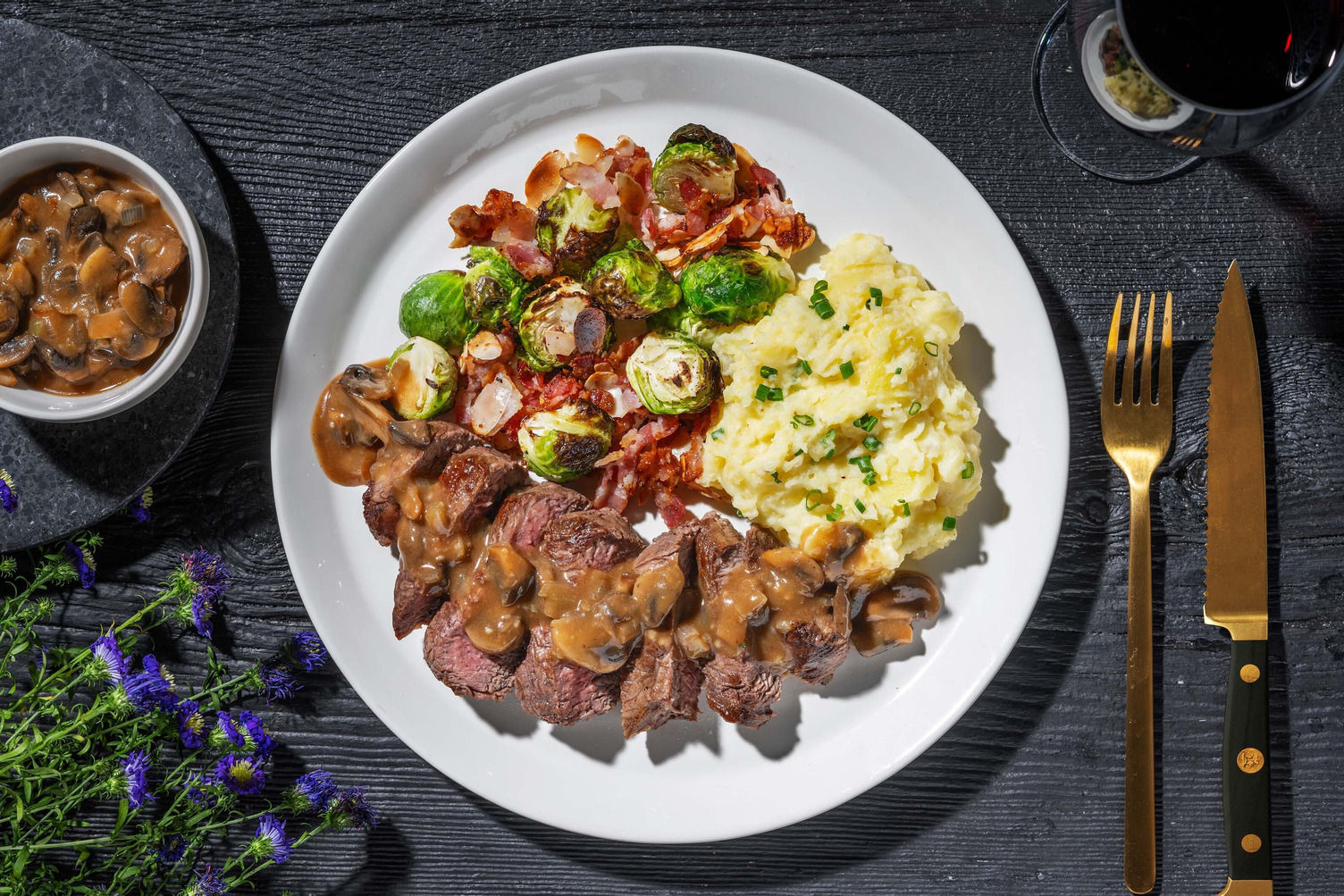 Pan-Seared Steak and Mushroom Gravy Recipe | HelloFresh