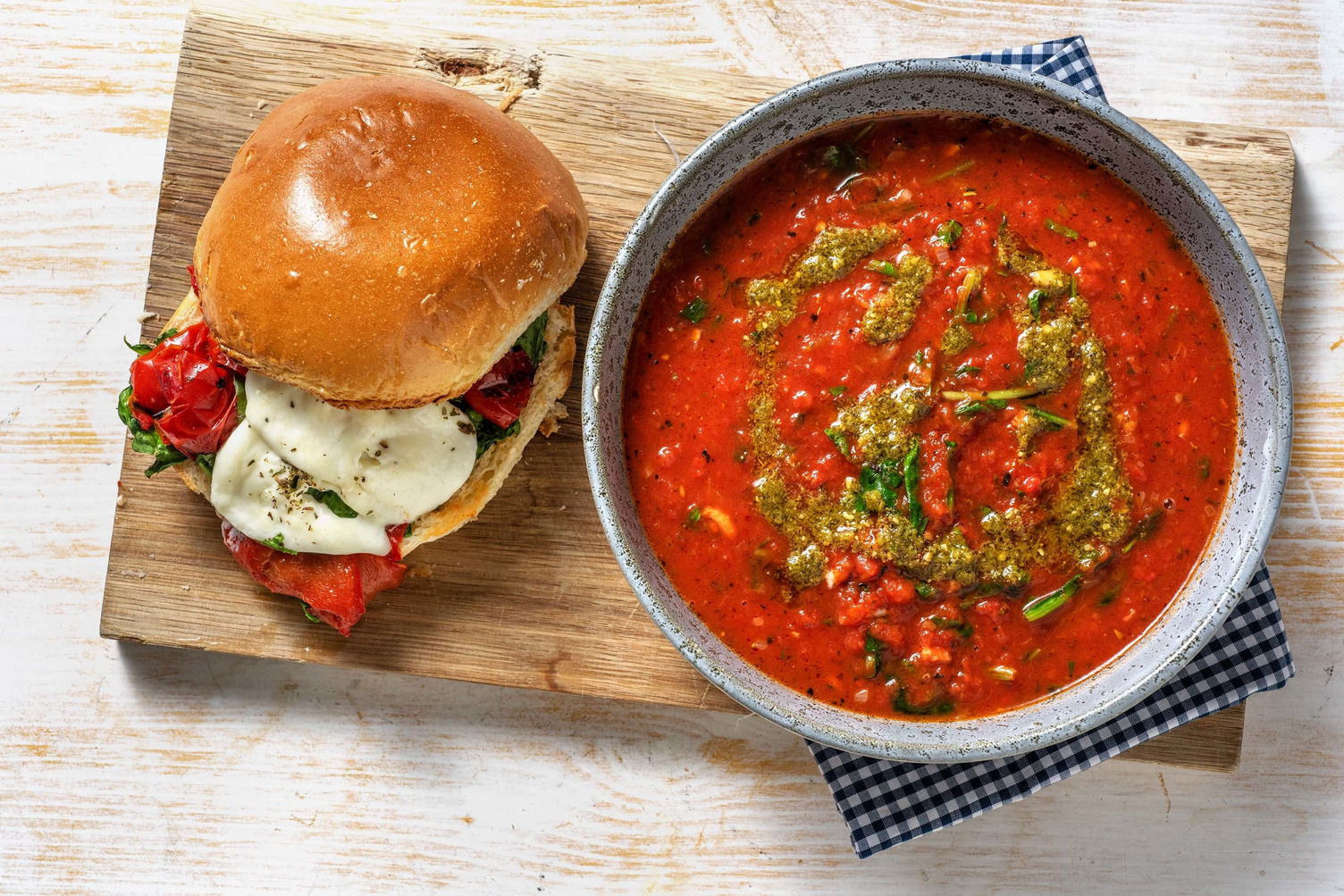 Panini italien à la mozzarella Recette | HelloFresh