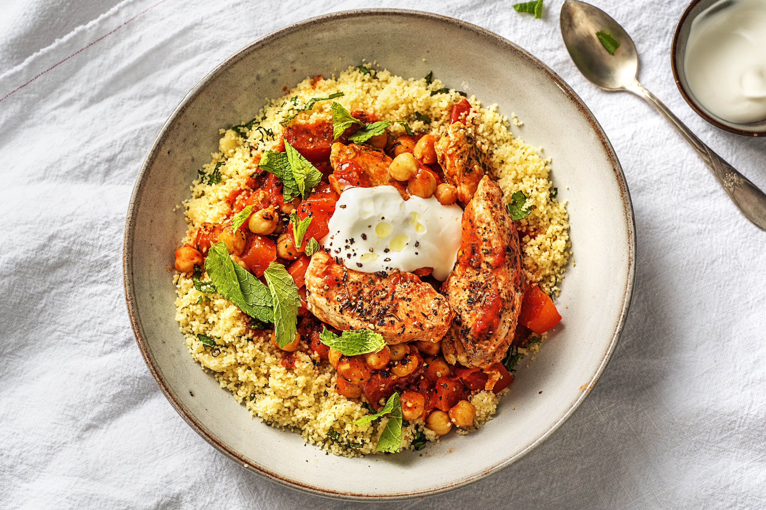 Chicken and Chickpeas with Couscous Recipe | HelloFresh