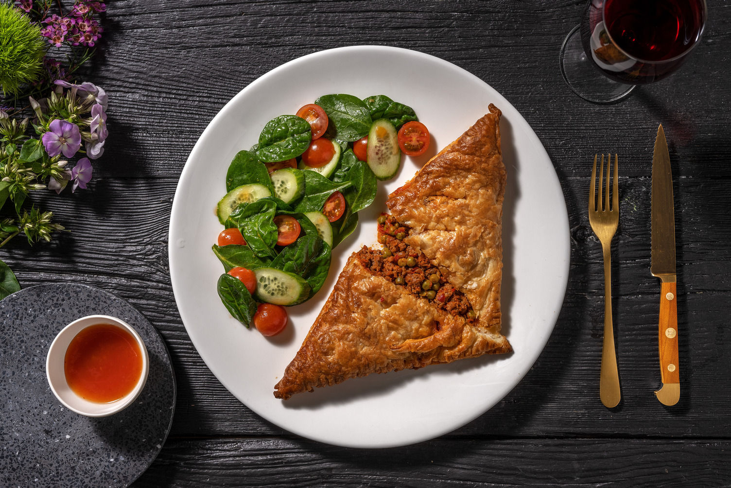 Samosa-Inspired Bison Meat Pies Recipe | HelloFresh