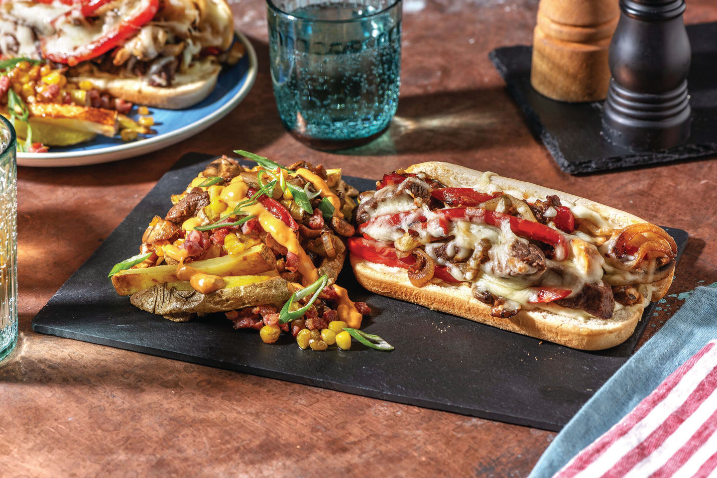 Philly Beef Sub & Bacon-Loaded Fries Recipe | HelloFresh