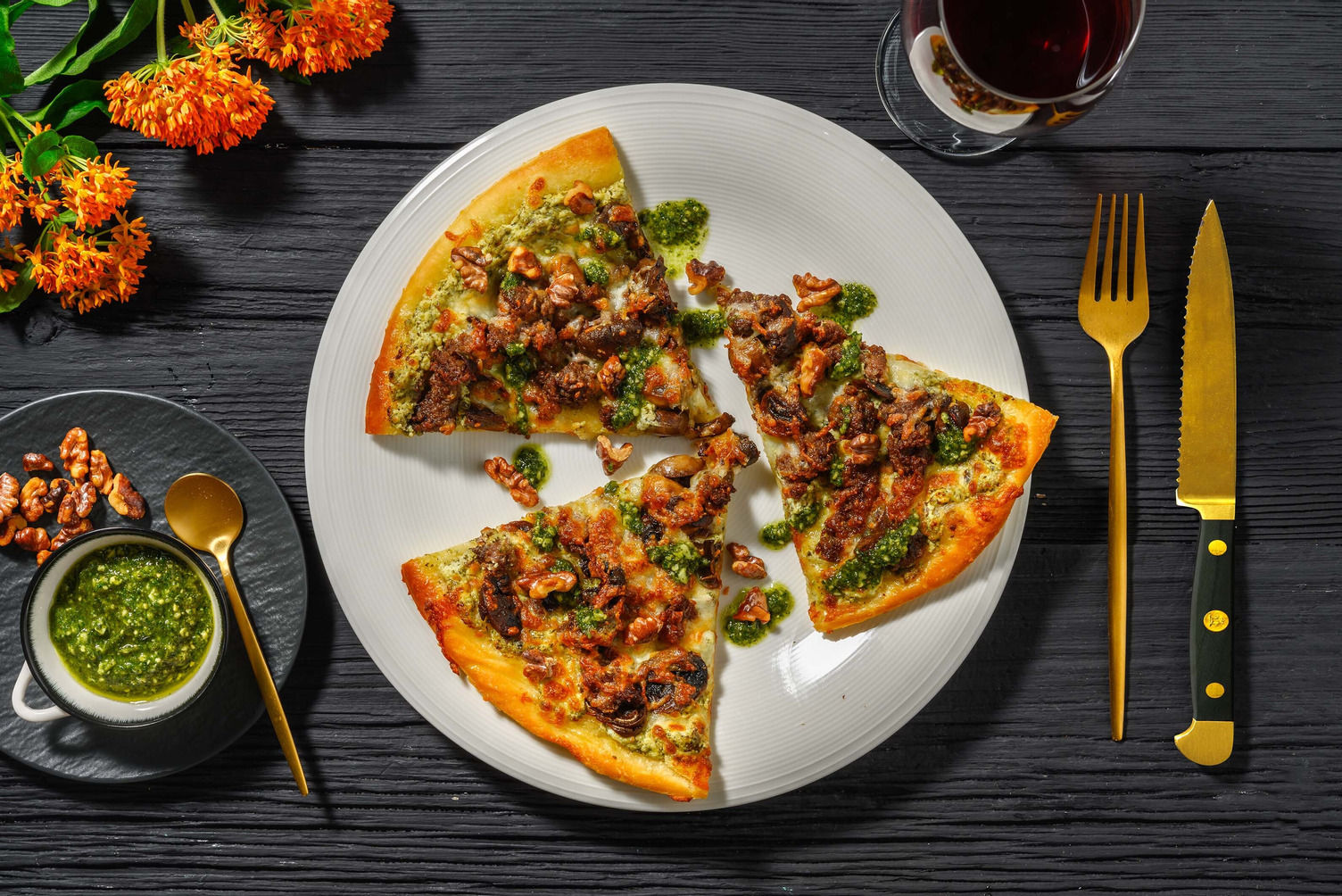 Bison and Wild Mushroom Pizza Recipe | HelloFresh
