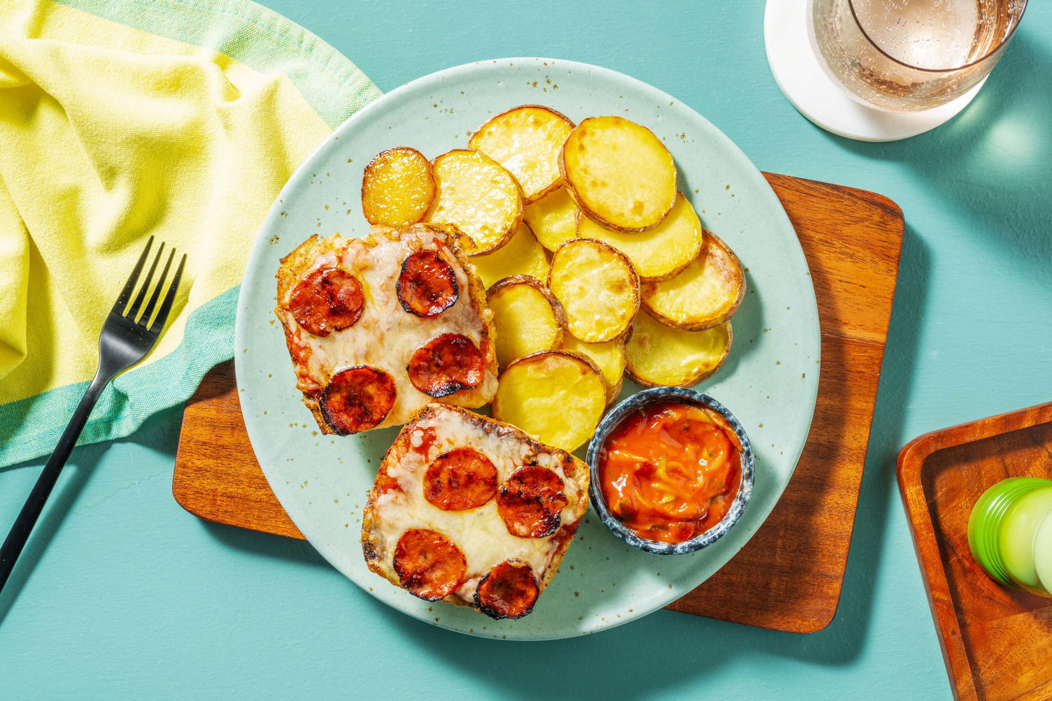 Pepperoni Pizza Toasts Recipe | HelloFresh
