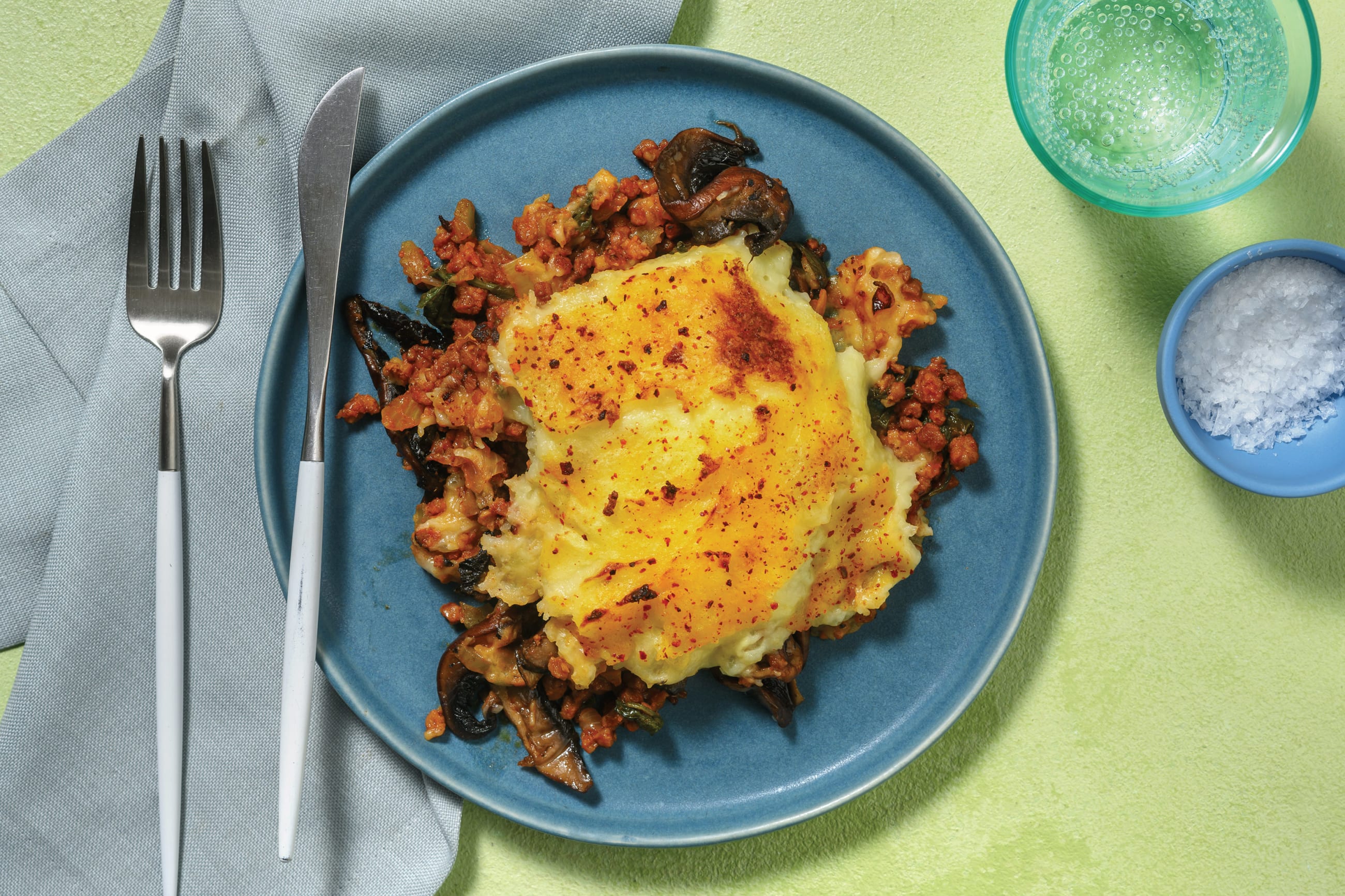 Hearty Lamb Mince & Mushroom Pie Recipe | HelloFresh
