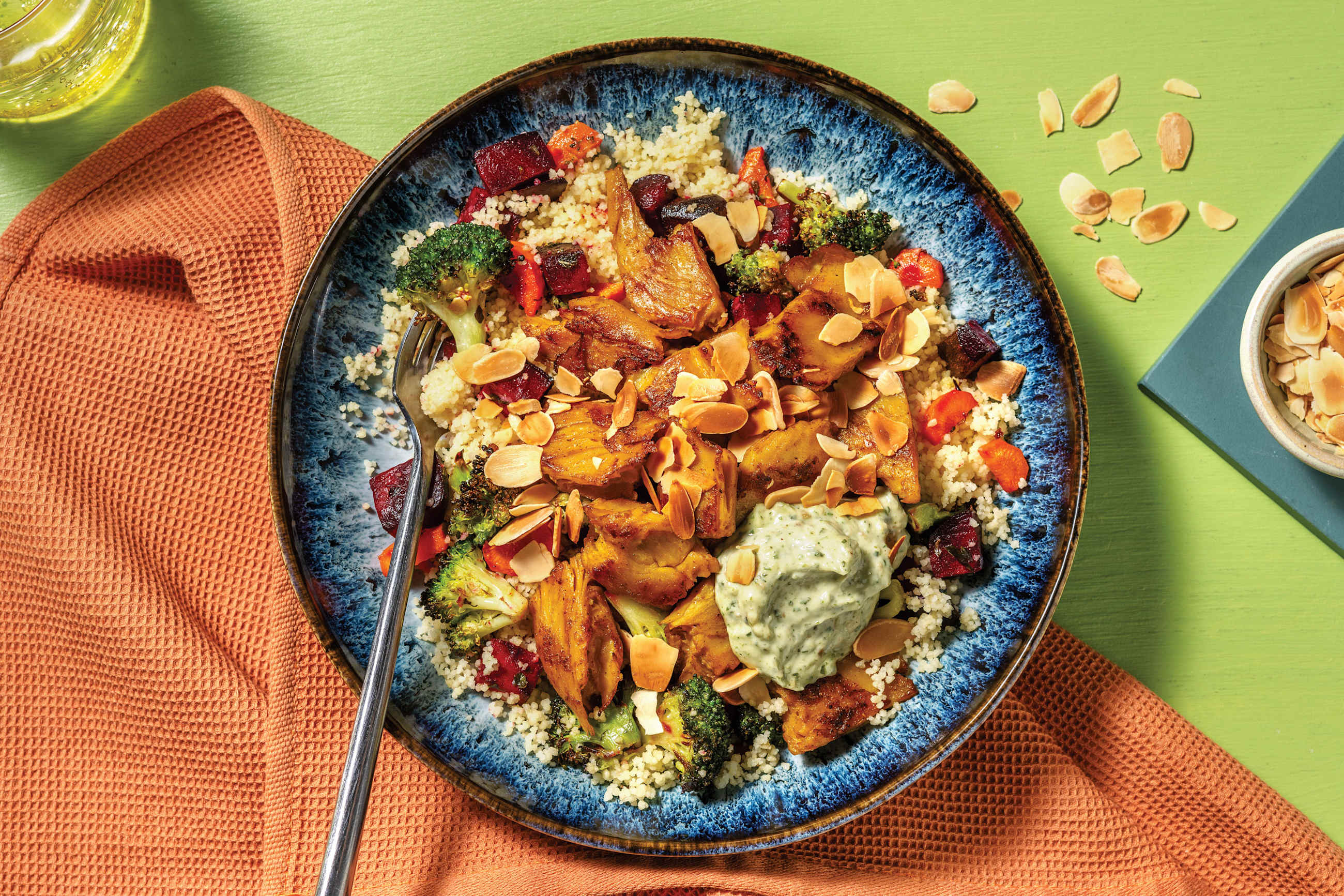 Plant-Based Smokey Chick’n & Veggie Couscous Recipe | HelloFresh