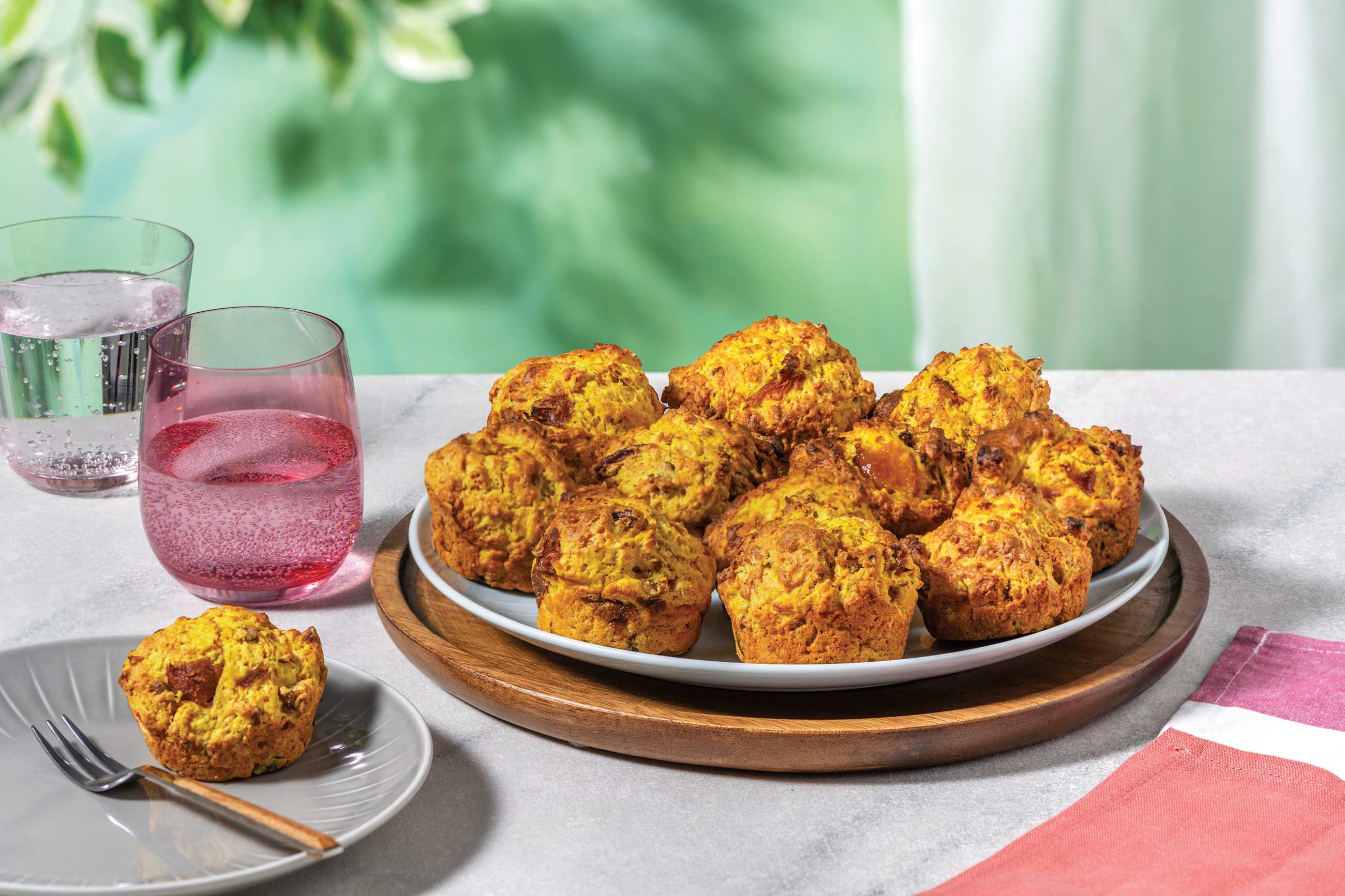 Plum & Pecan Cinnamon-Spiced Muffins Recipe | HelloFresh