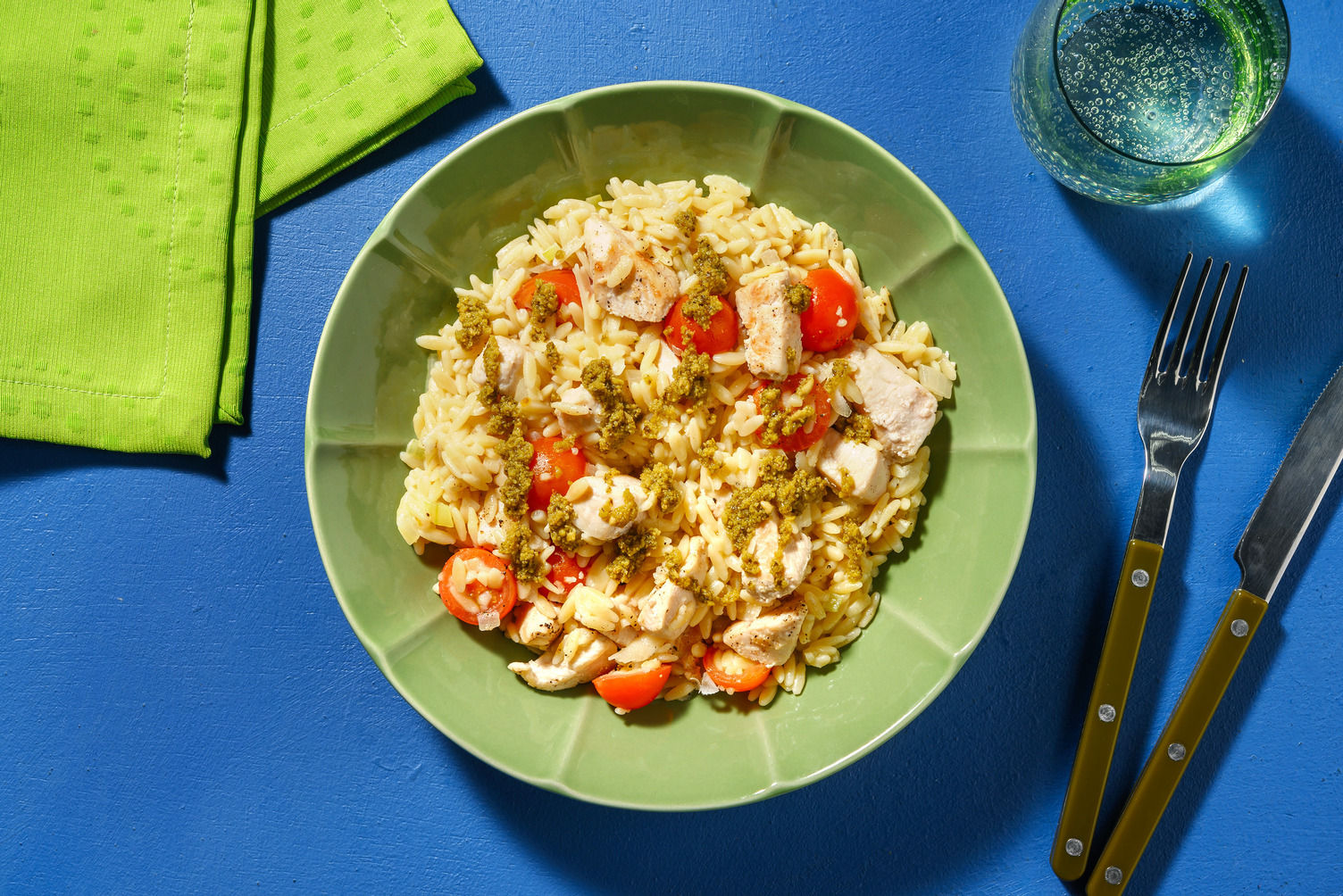 One-Pan Chicken Thighs and Orzo Recipe | HelloFresh