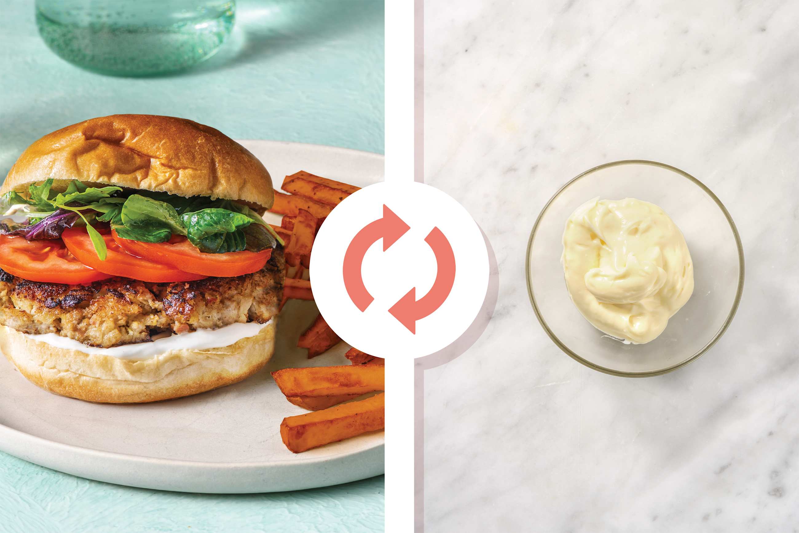 Pork, Apple & Smokey Aioli Burgers Recipe | HelloFresh