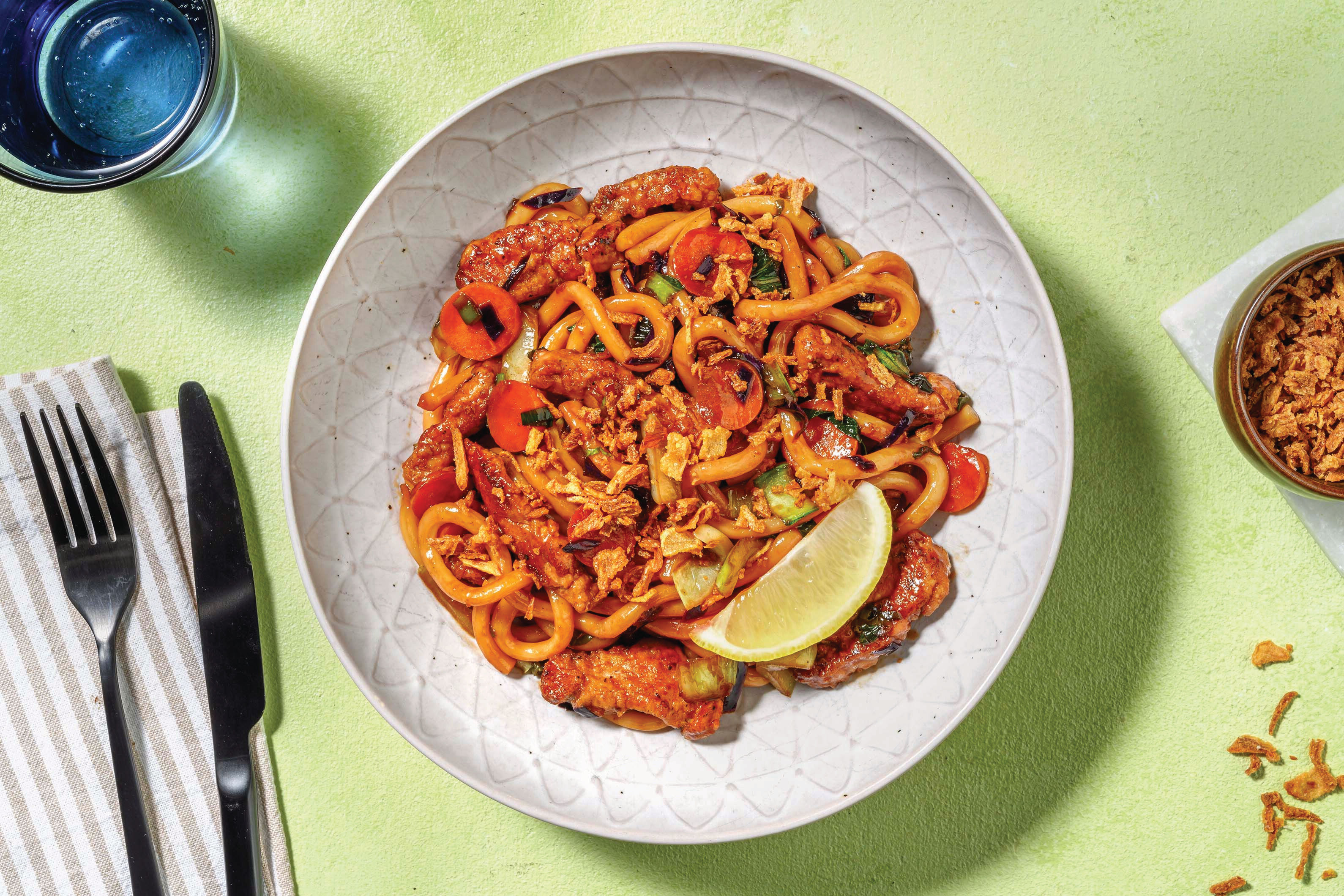 Pork Hawker-Style Udon Noodles Recipe | HelloFresh