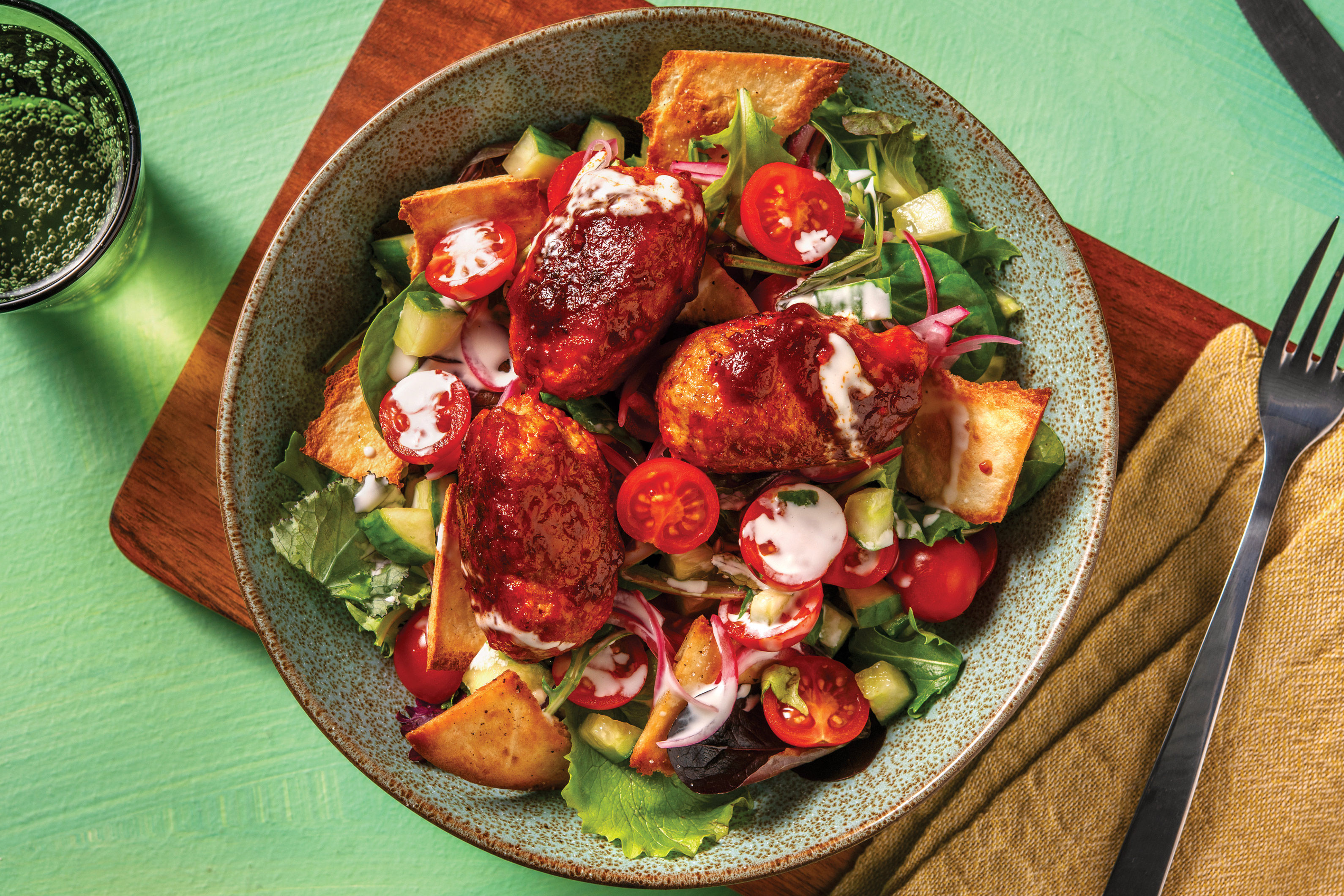 Harissa-Glazed Pork Koftas Recipe | HelloFresh