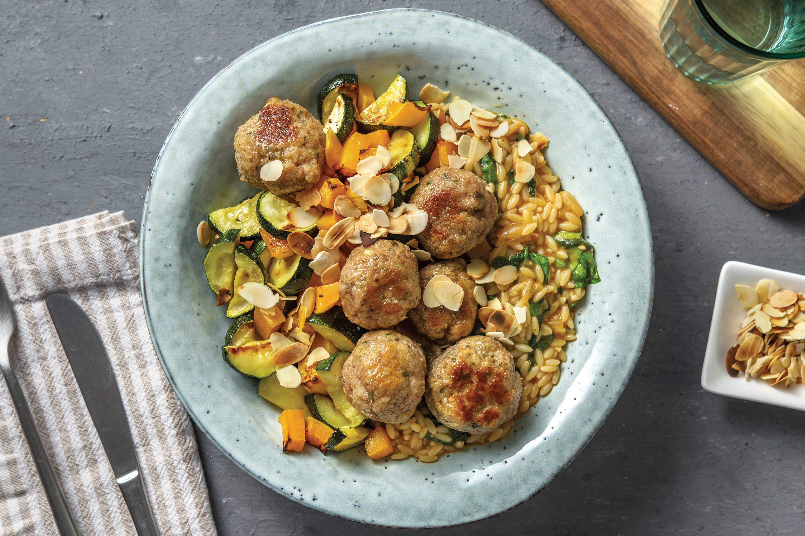 Pork Meatball & Pesto Risoni Recipe | HelloFresh