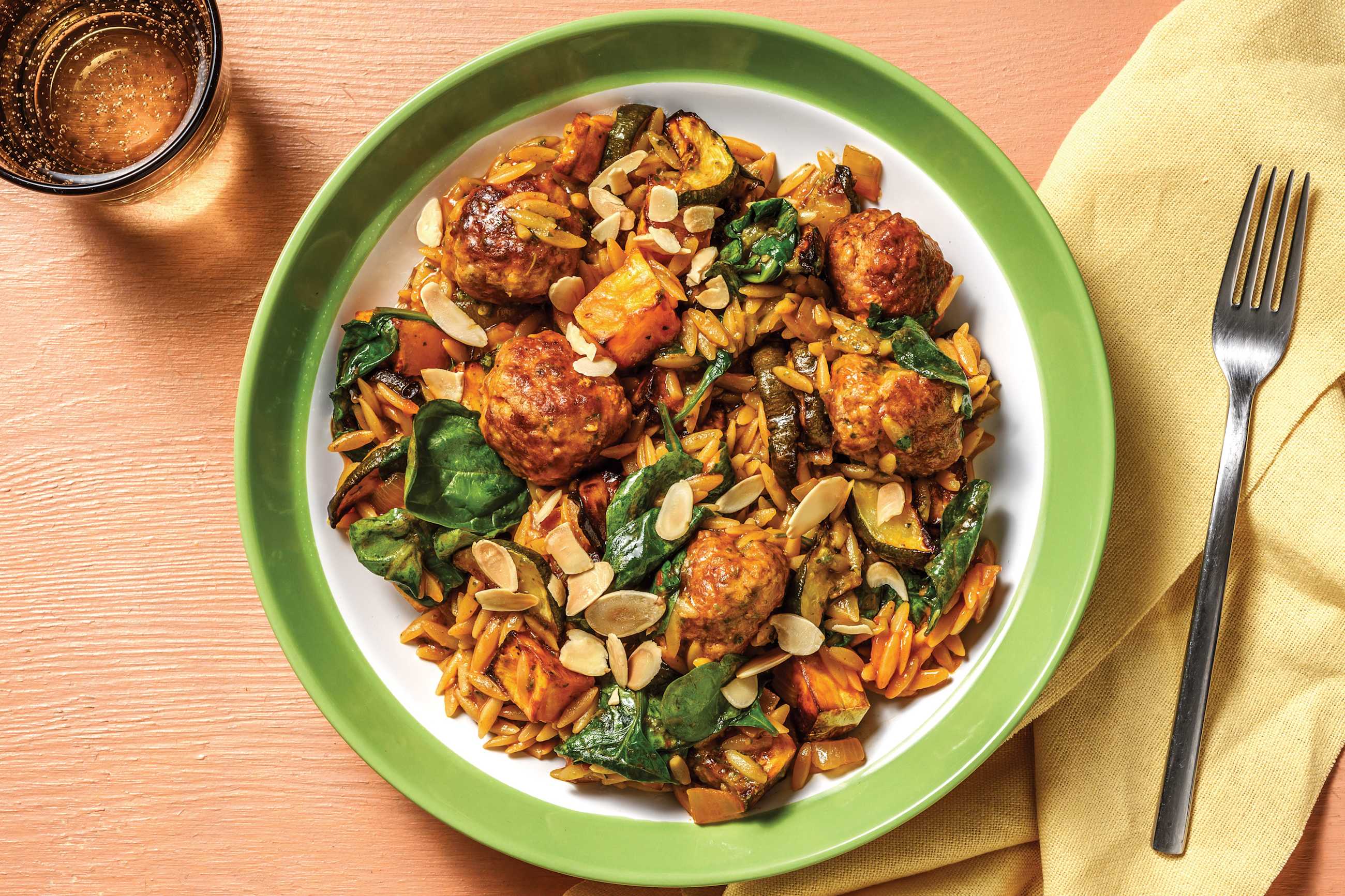 Pork Meatball & Pesto Risoni Recipe | HelloFresh