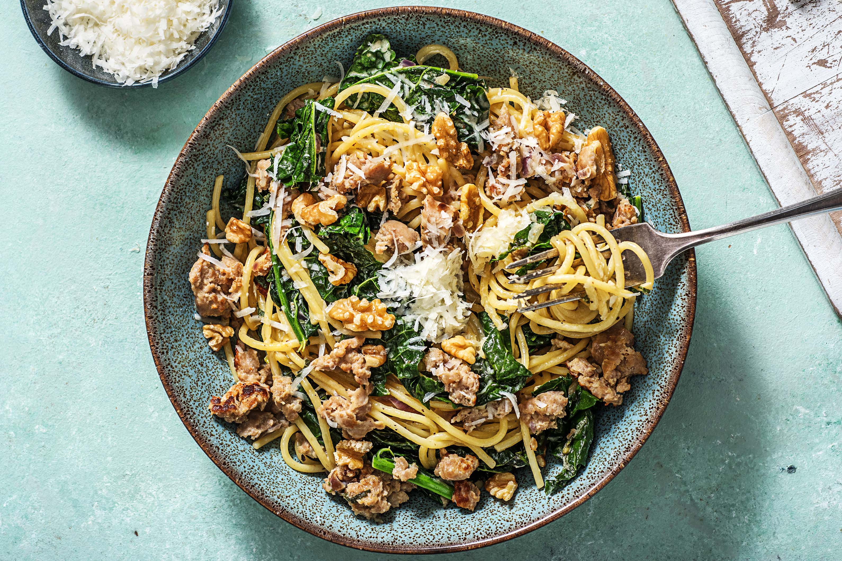 Pork Spaghetti with Walnuts Recipe | HelloFresh