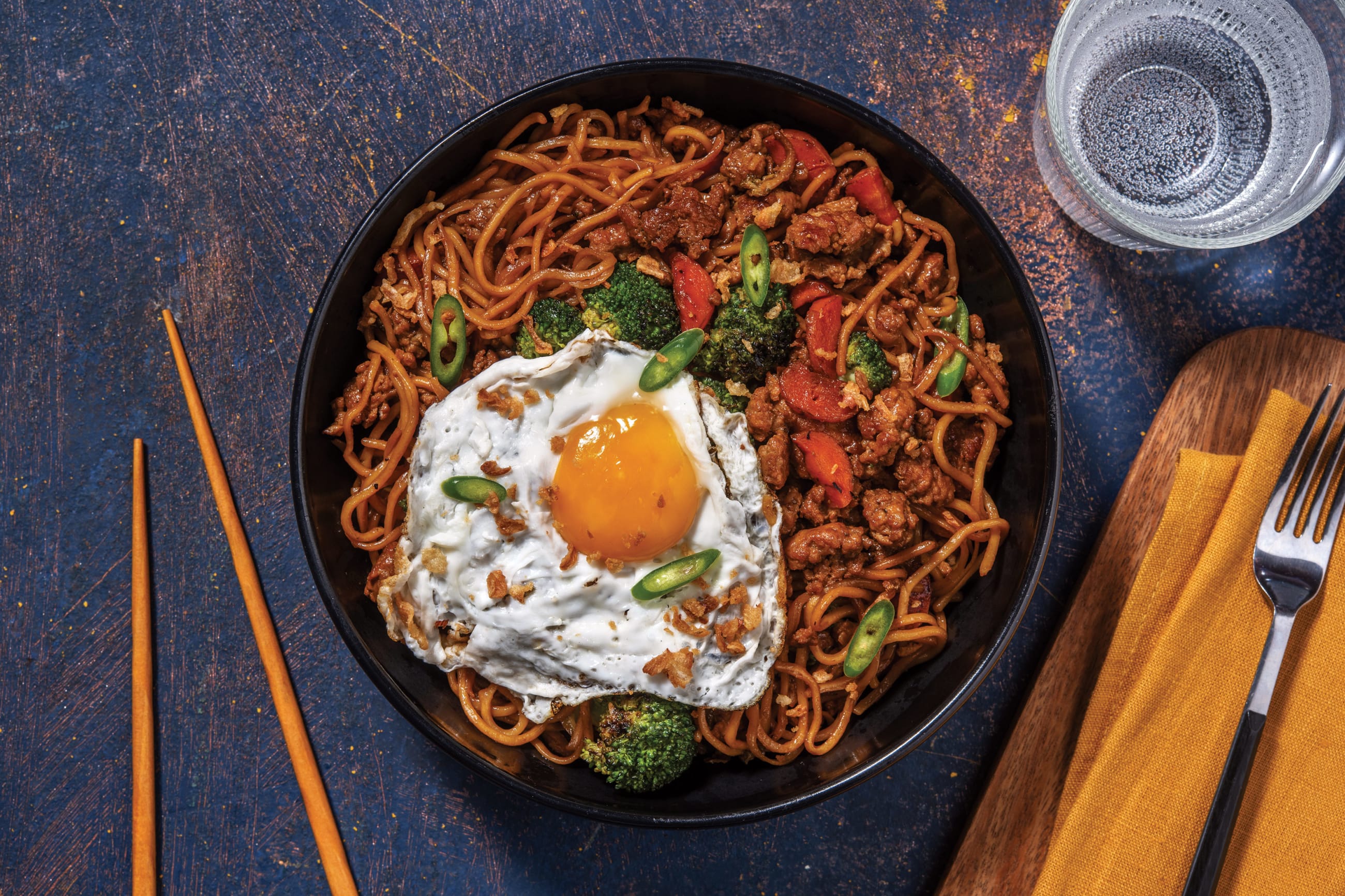 Double Pork & Veggie Mie Goreng Recipe | HelloFresh