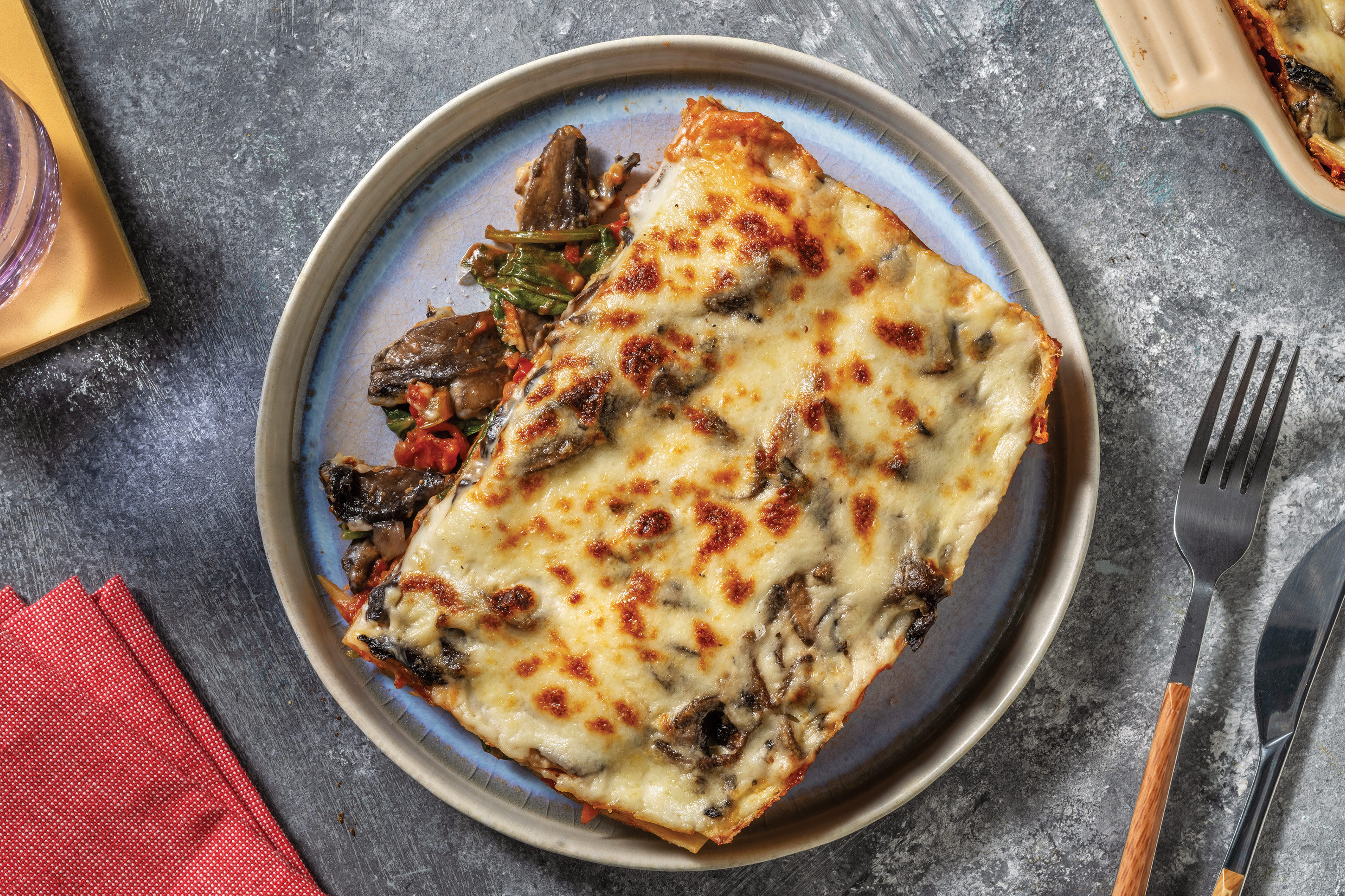 Portabello Mushroom & Veggie Lasagne Recipe | HelloFresh