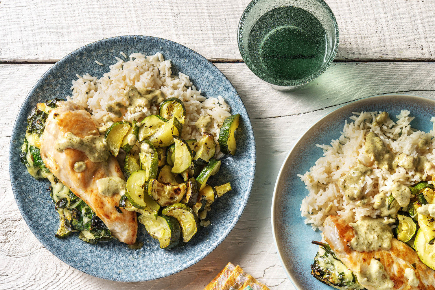 Spinach and Cheese Stuffed Chicken Recipe | HelloFresh