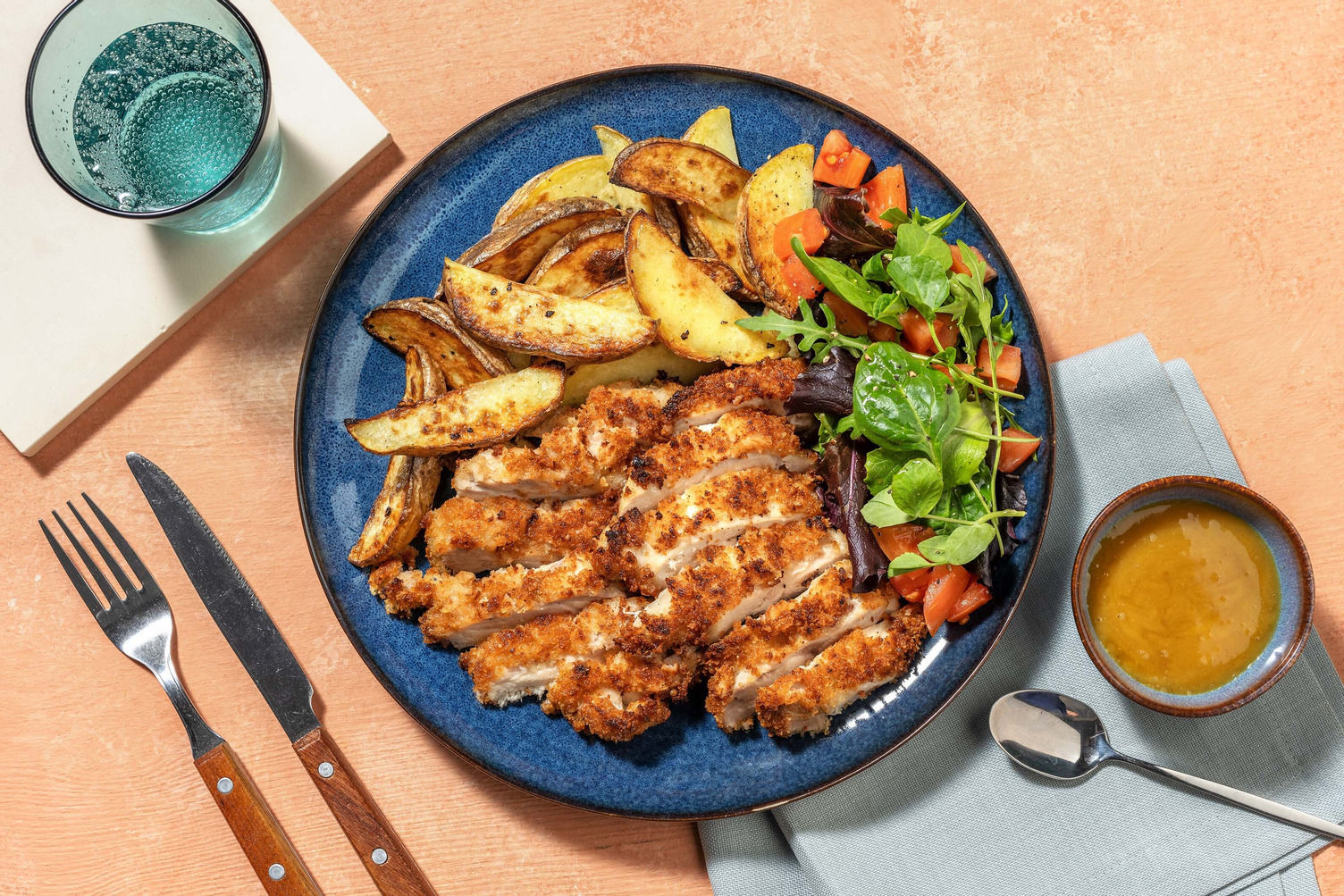Poulet pané doré Recette | HelloFresh