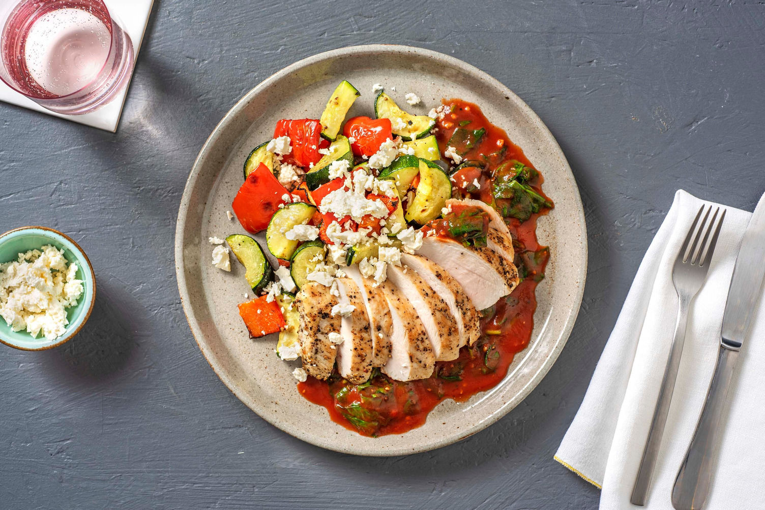 Carb Smart Saganaki-Style Chicken Recipe | HelloFresh