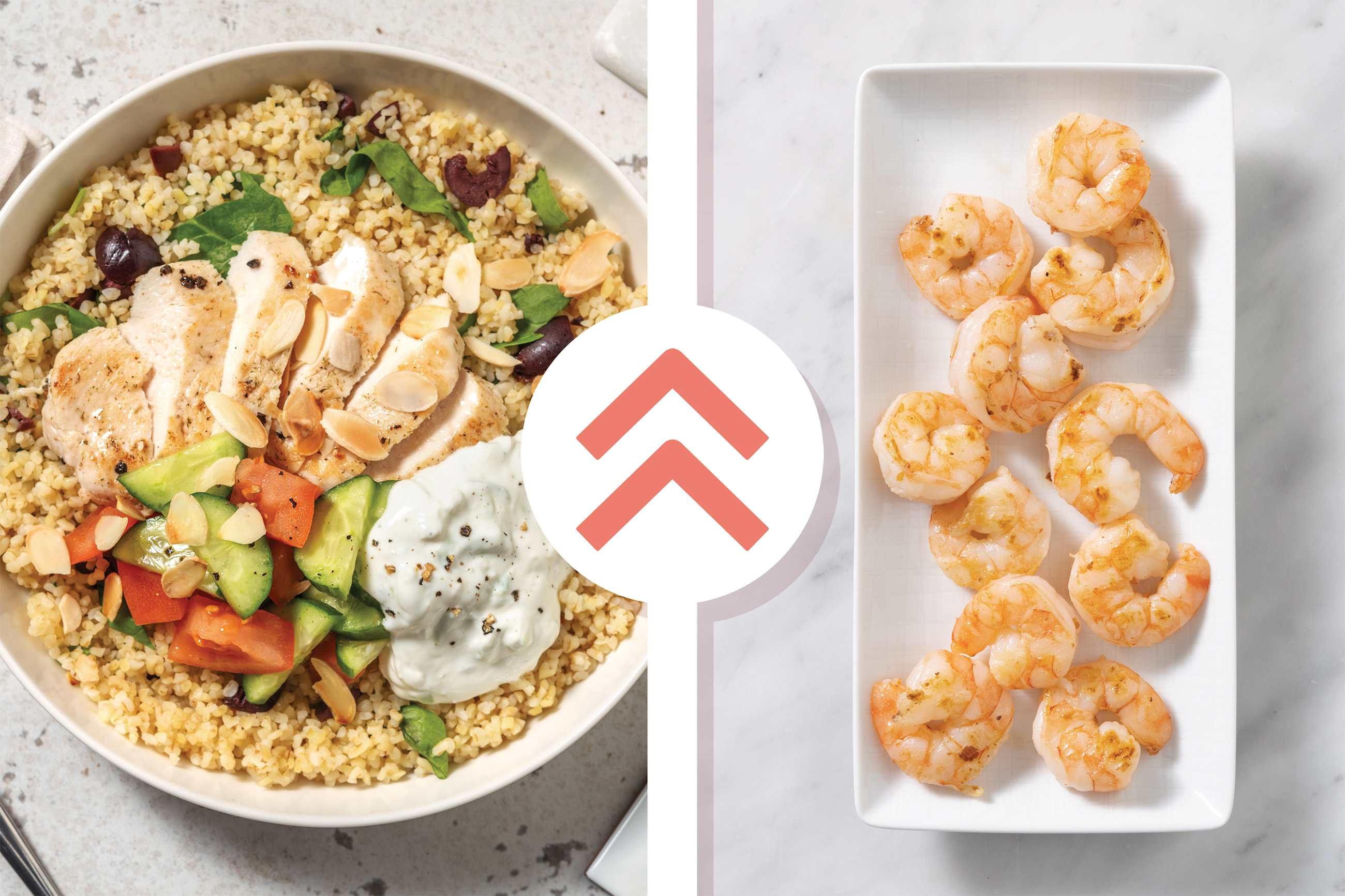 Prawn Gyros-Style Bulgur Bowl Recipe | HelloFresh