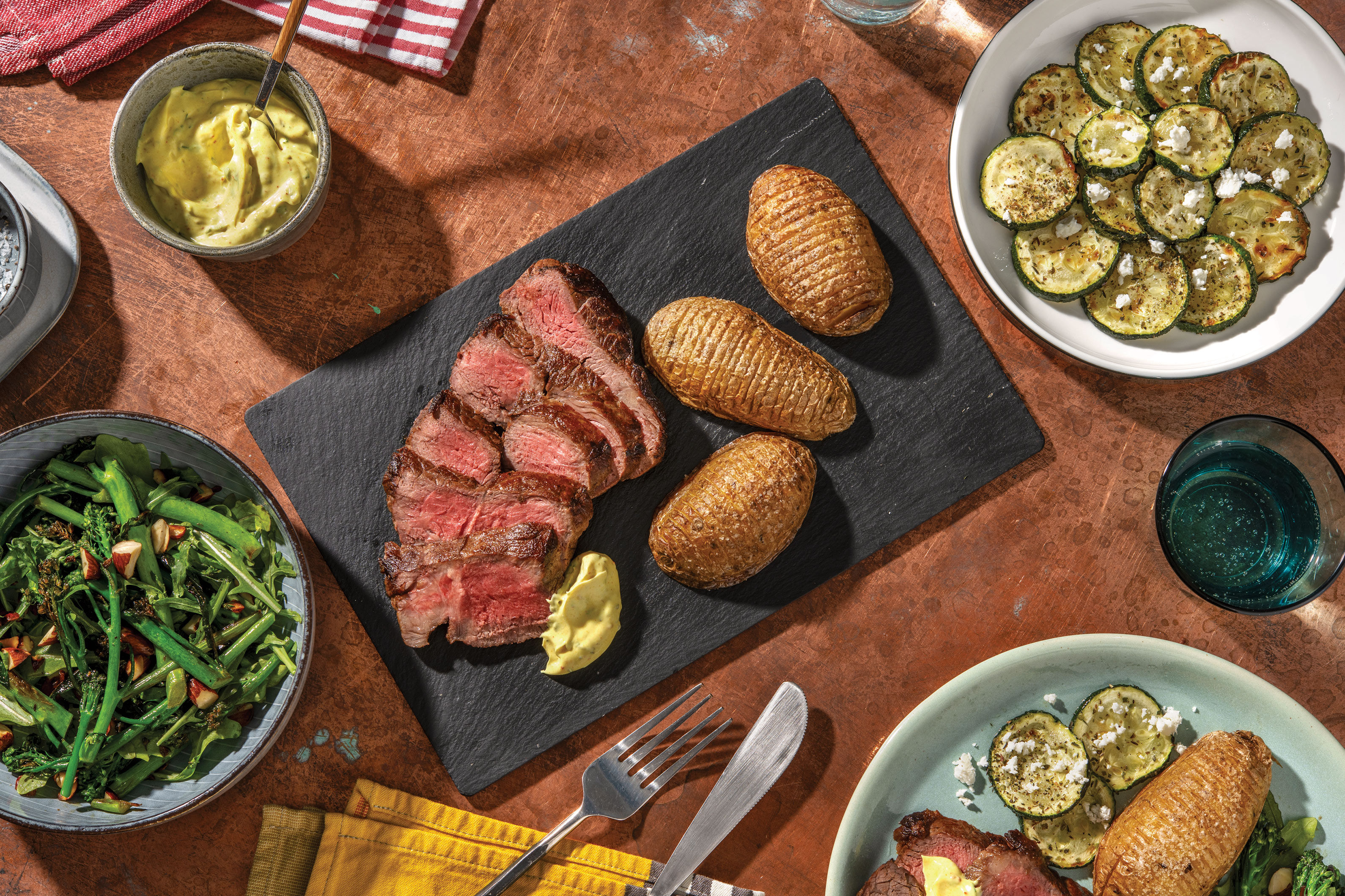 Premium Steak Fillet & Hasselback Potato Feast Recipe | HelloFresh